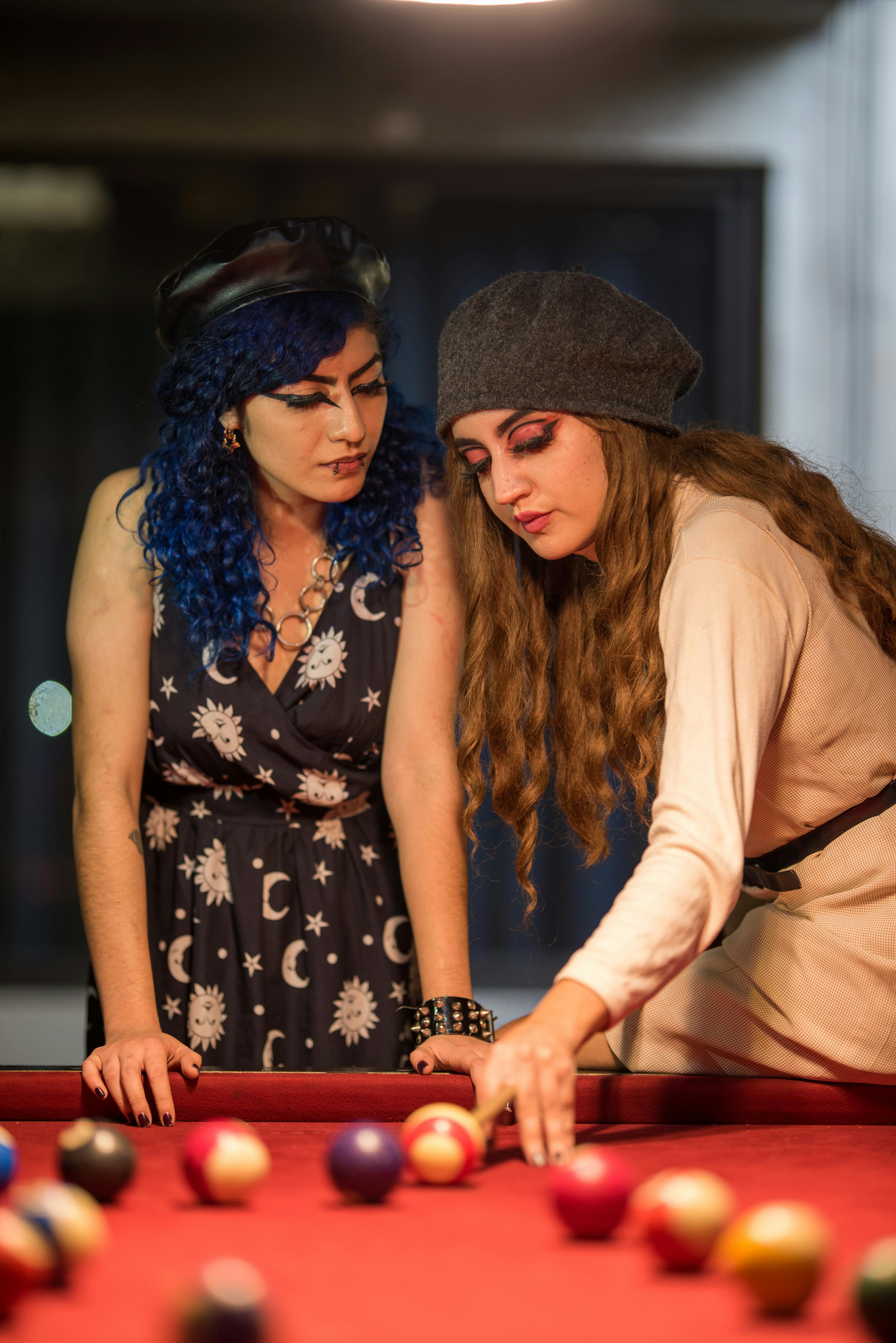 Women Playing Pool · Free Stock Photo