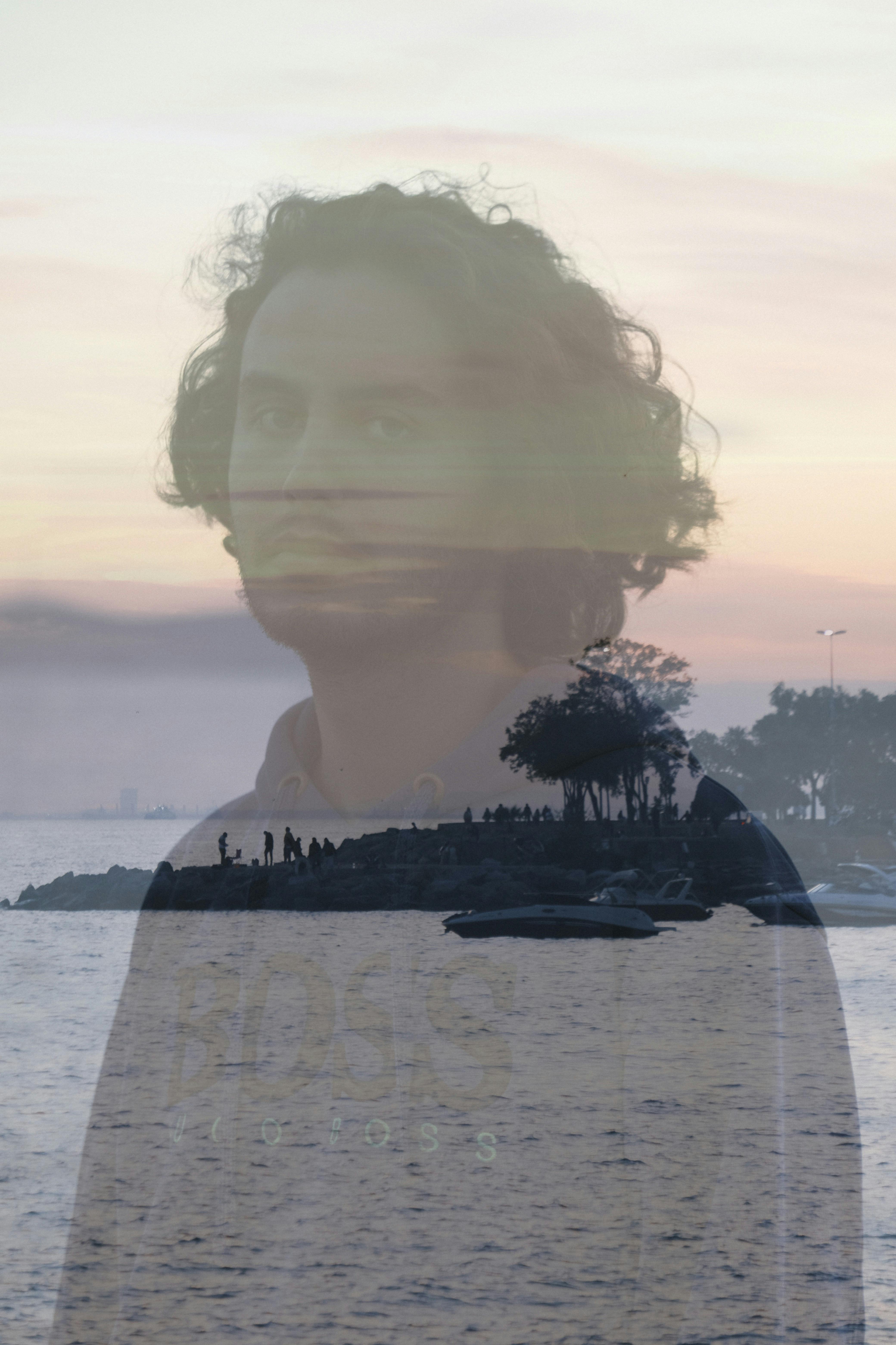 Person in Field on Flowers Background · Free Stock Photo