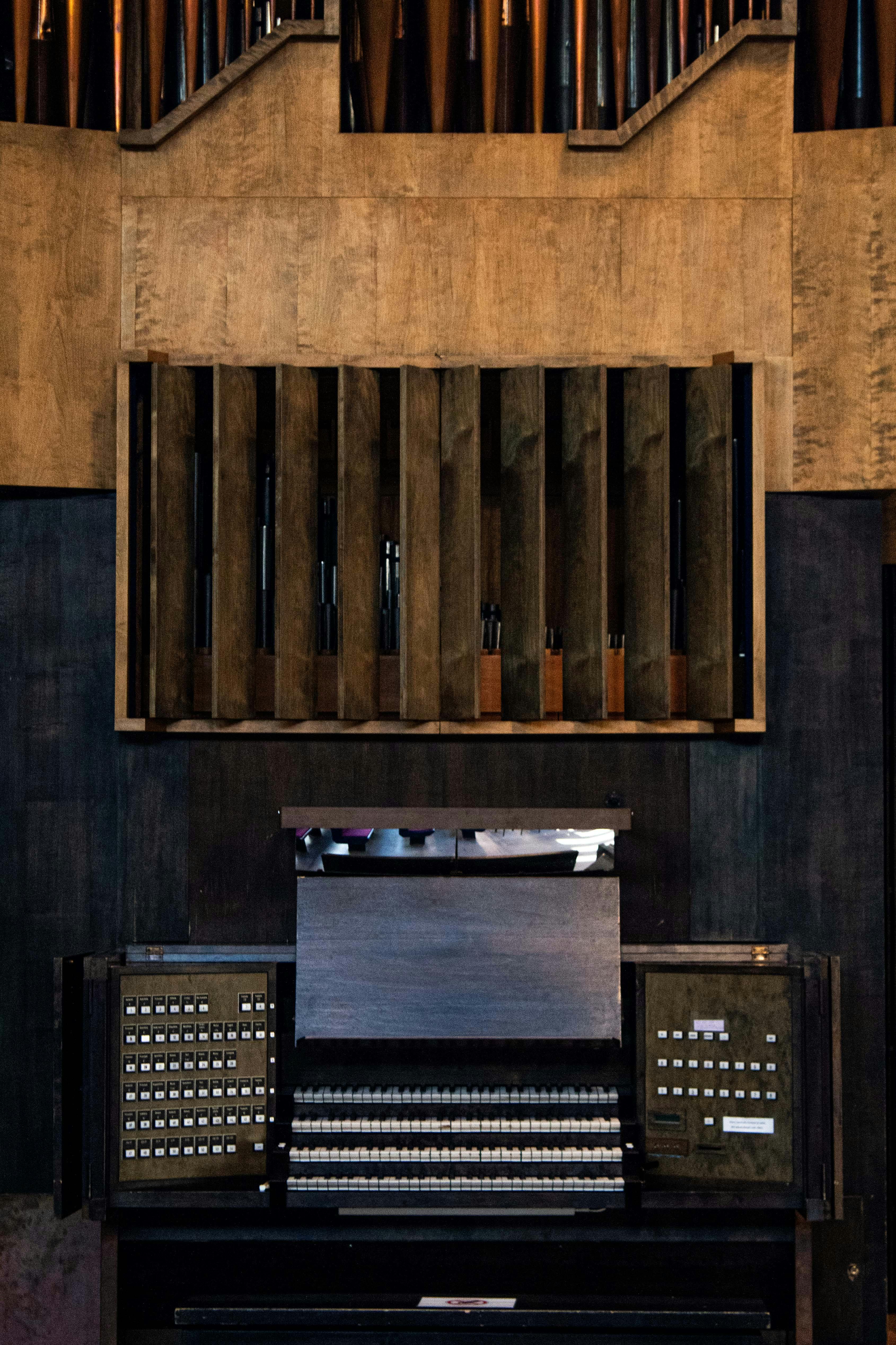 Modern Pipe Organ in Church · Free Stock Photo