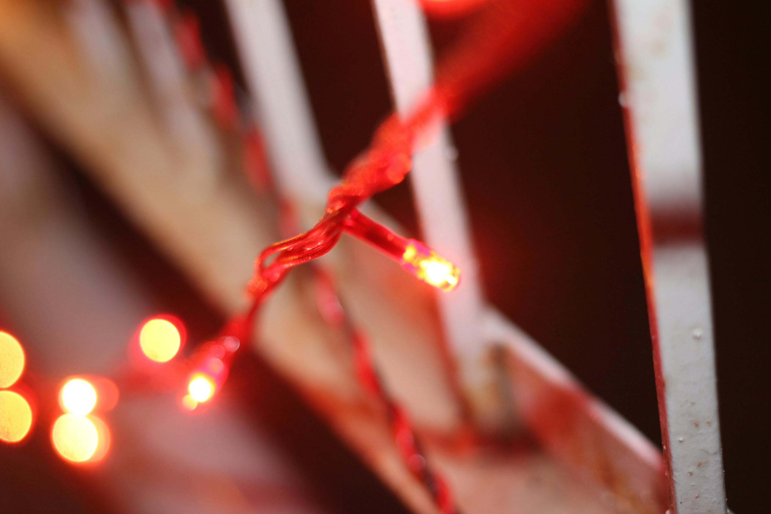 Closeup Photo of Orange String Lights · Free Stock Photo