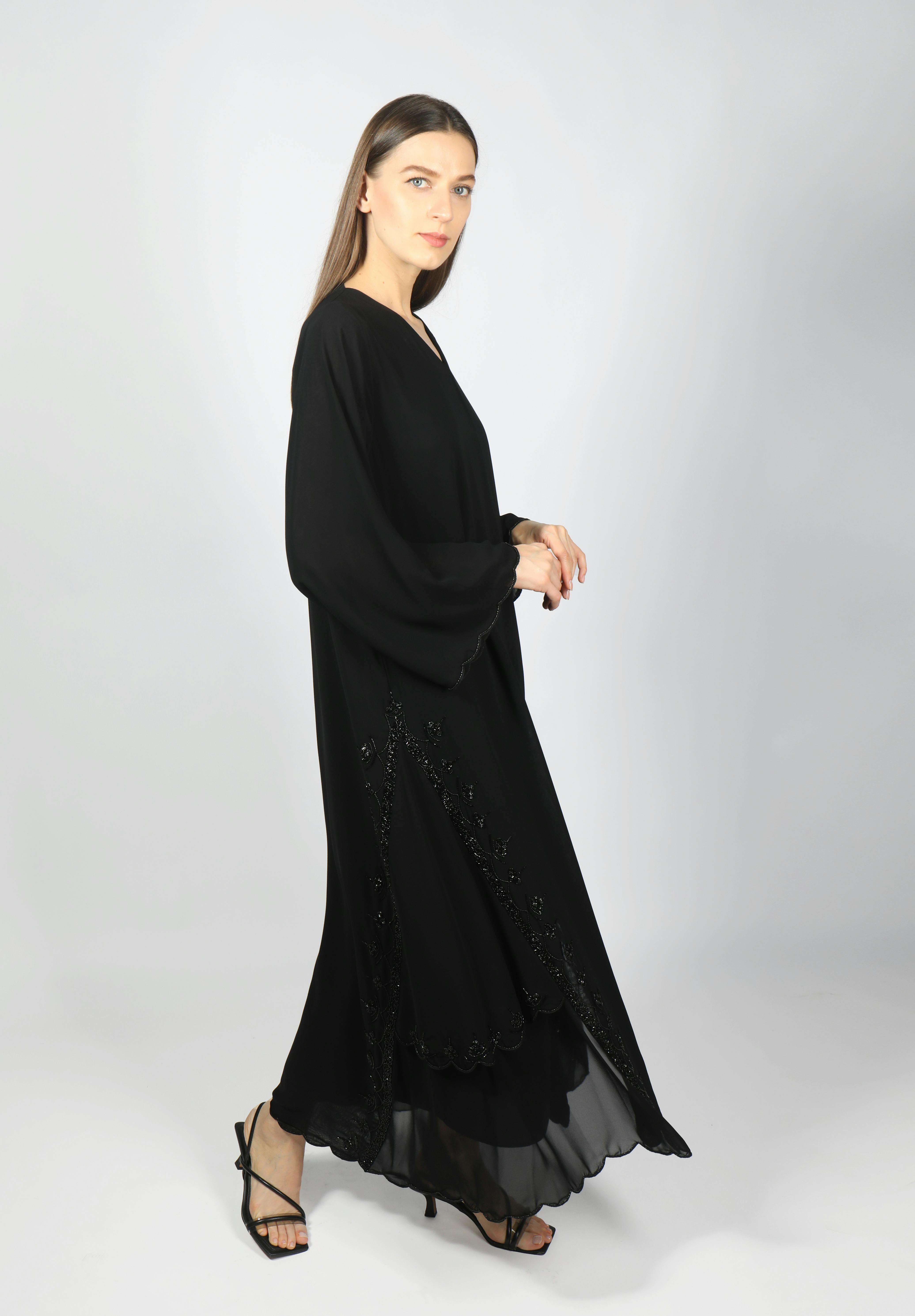A Woman in Black Abaya · Free Stock Photo