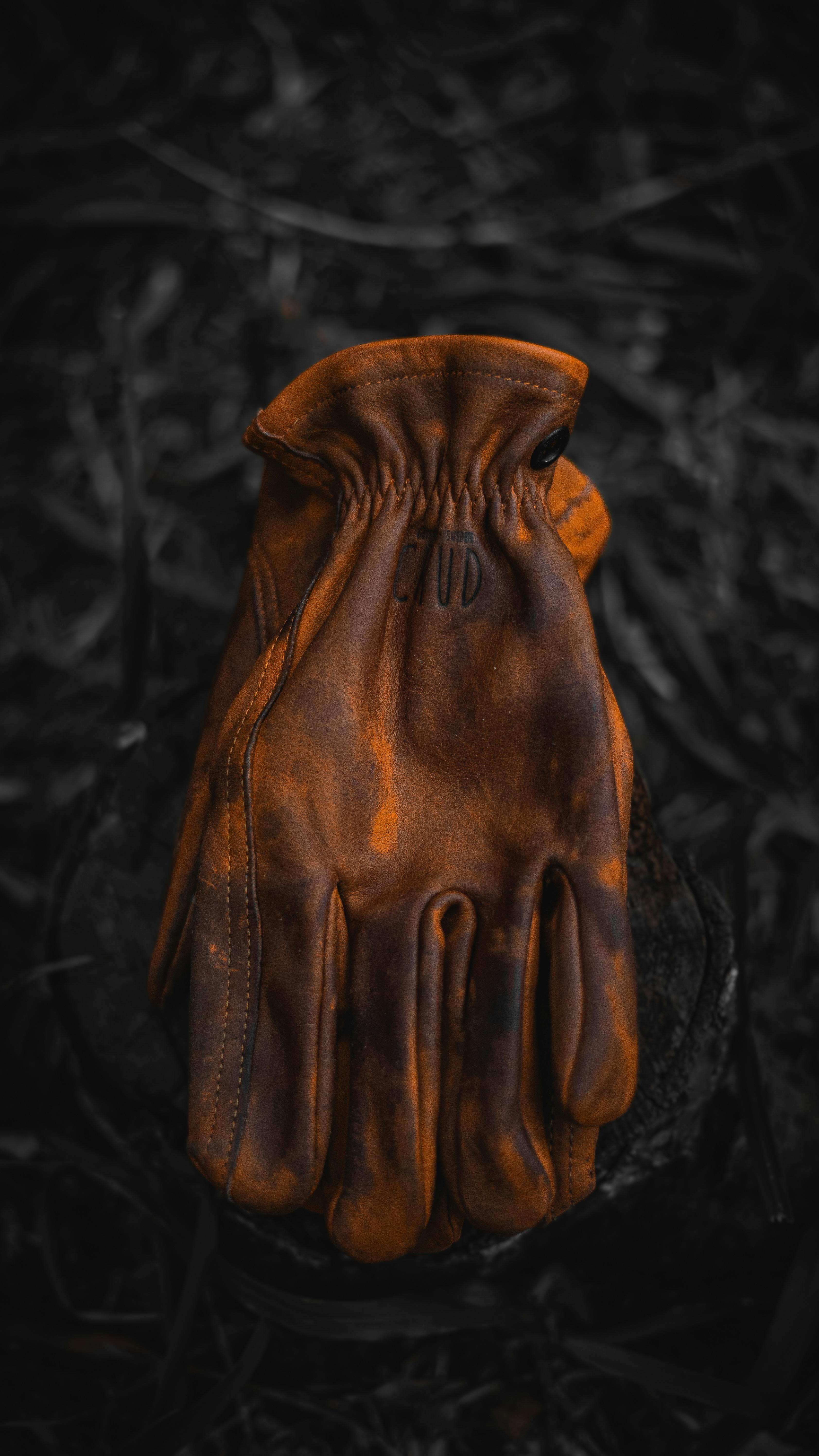 Close-Up Shot of Rolled Brown Leather · Free Stock Photo