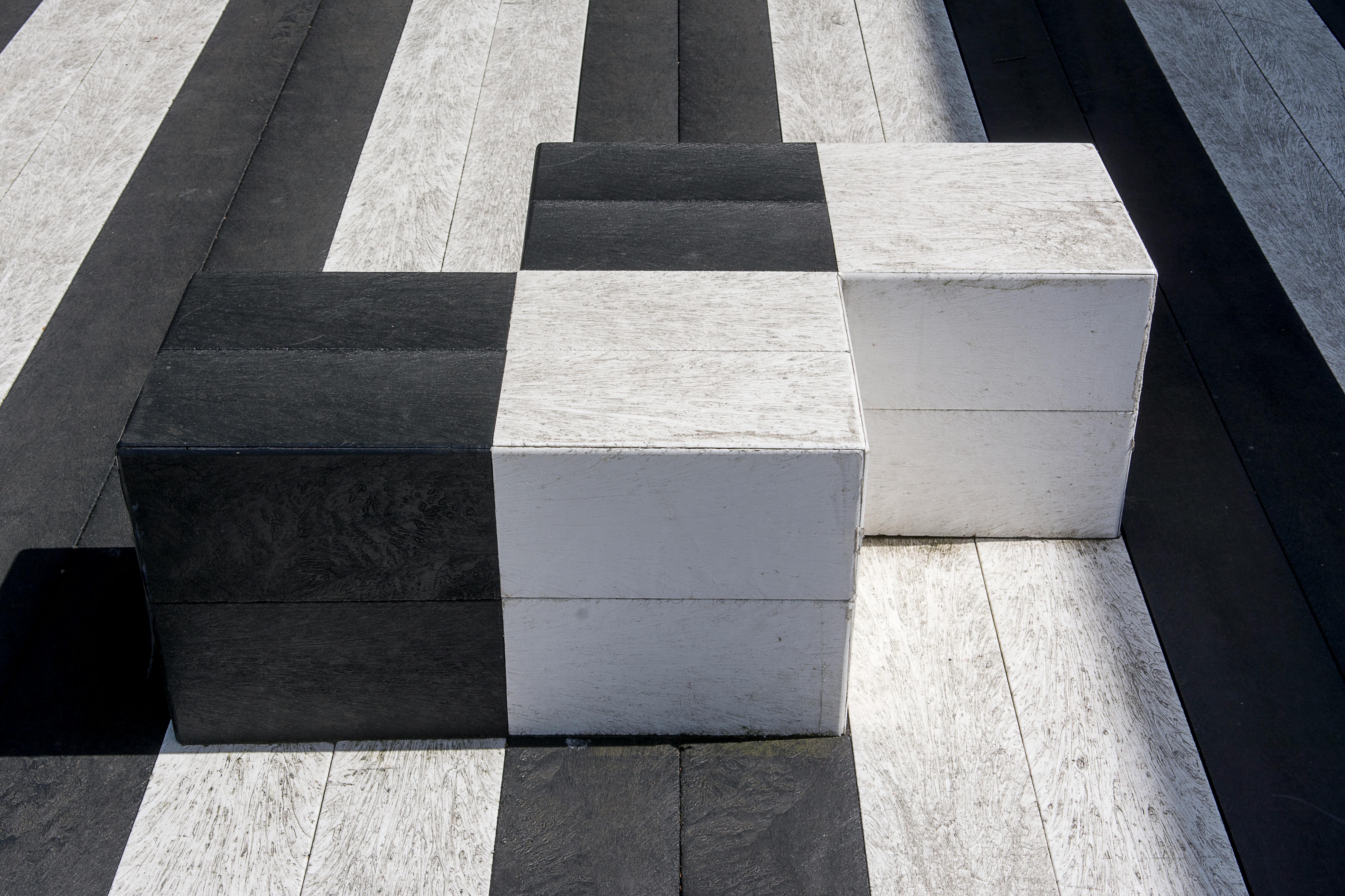 Black and White Blocks · Free Stock Photo
