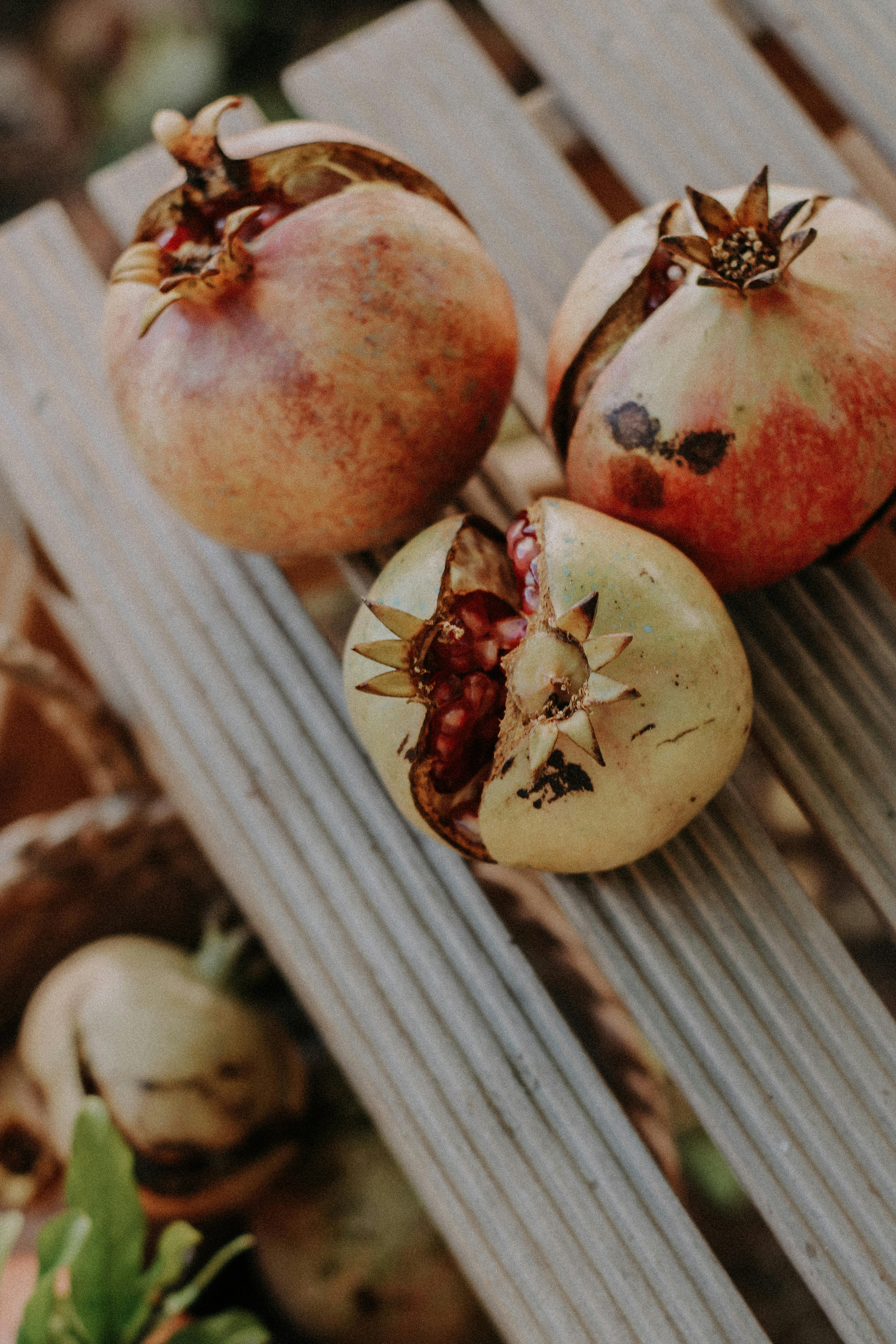 Ripe Pomegranate Fruits · Free Stock Photo