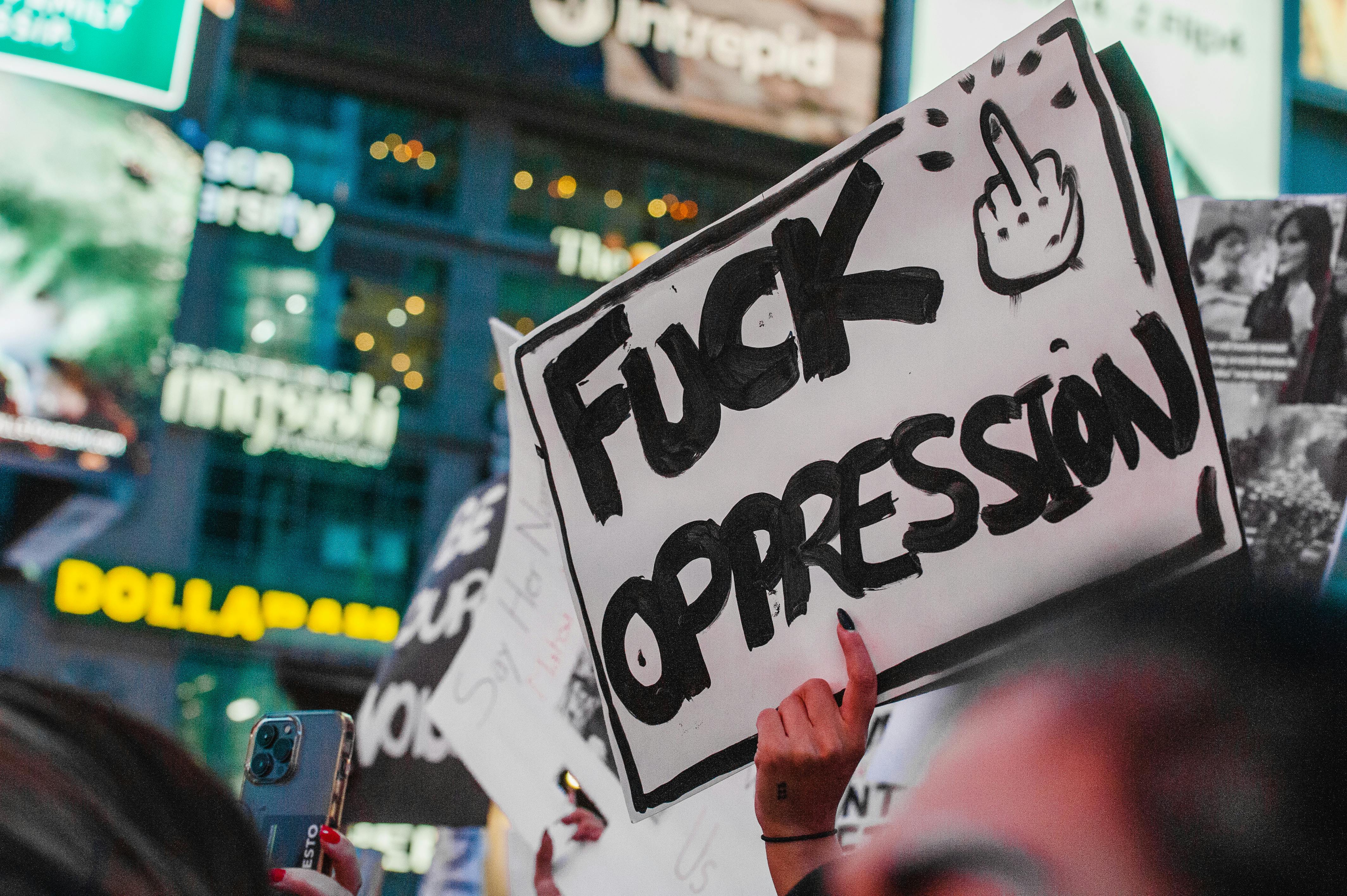 People Protesting on the Street · Free Stock Photo