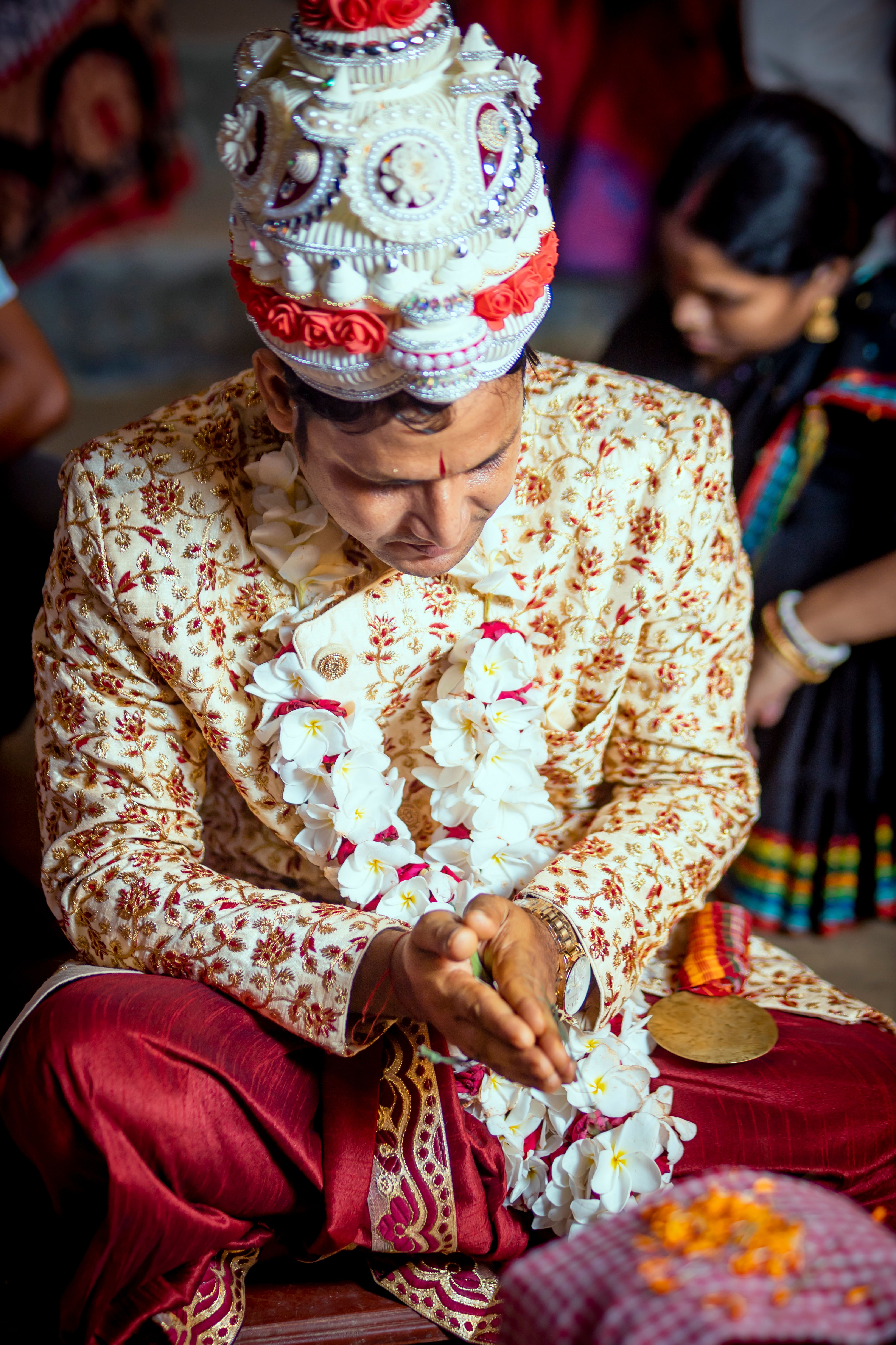 Man Praying during Religious Celebration · Free Stock Photo