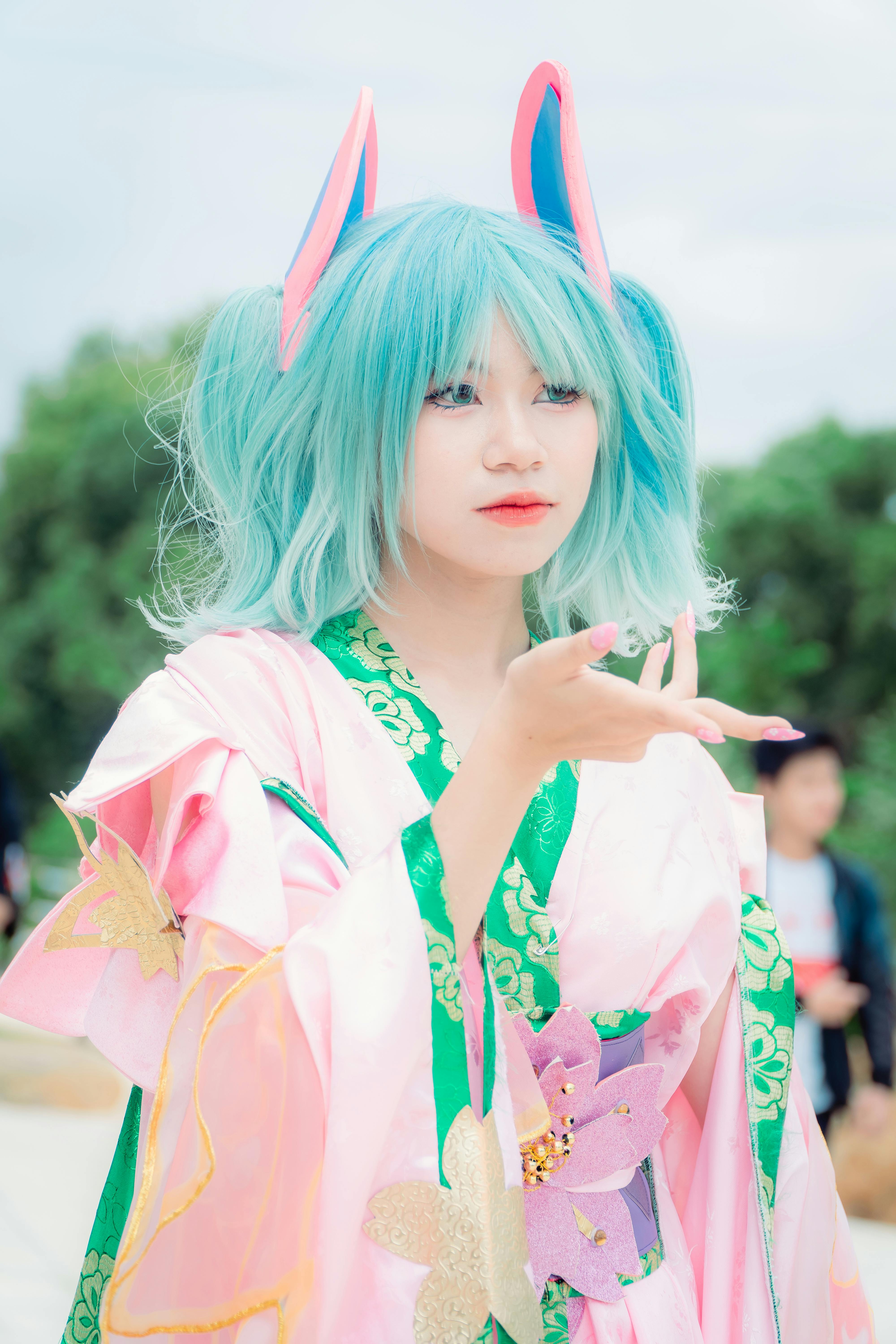 Woman Cosplaying Miku · Free Stock Photo