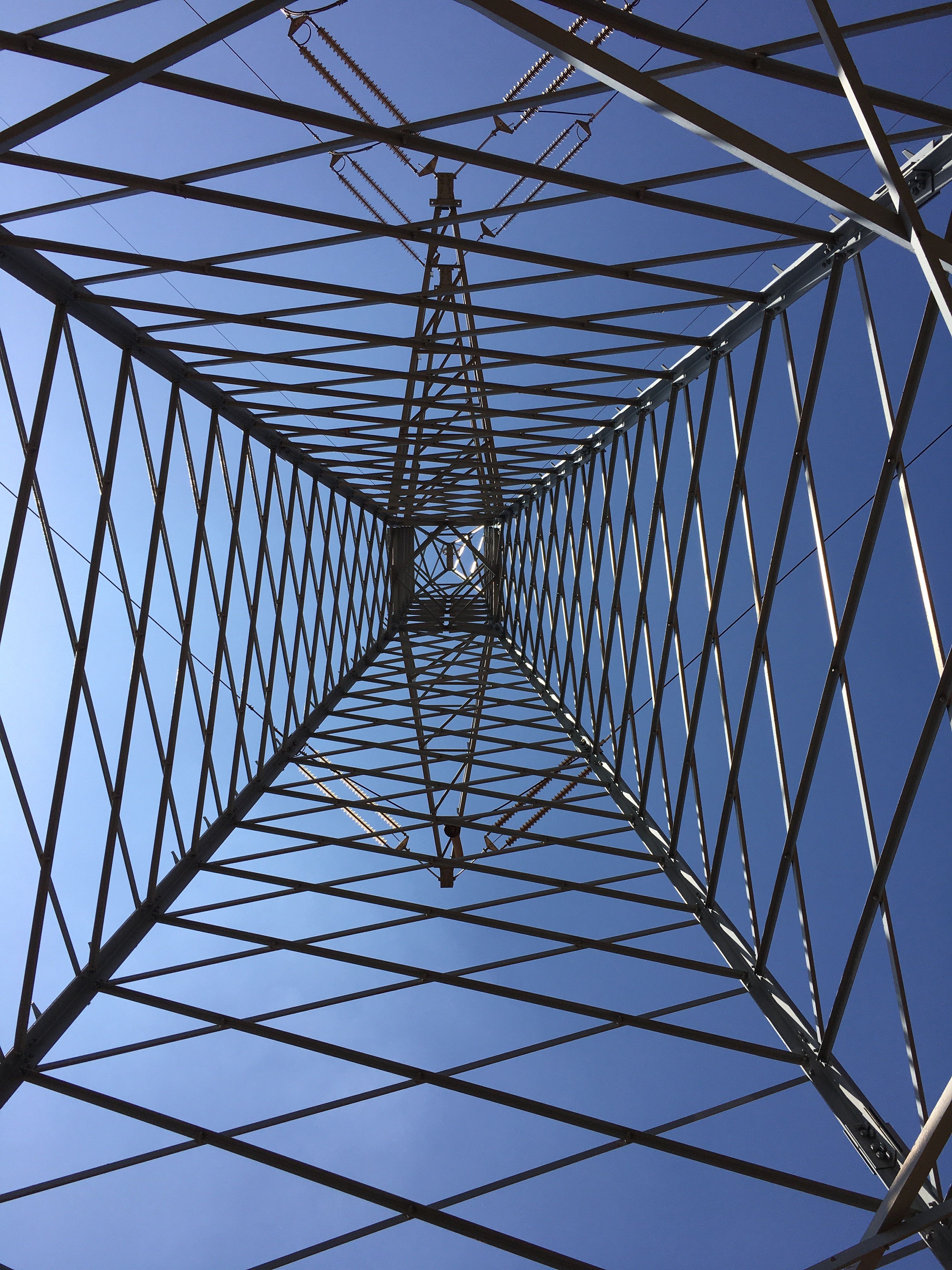 Low Angle Shot of a Metal Tower · Free Stock Photo