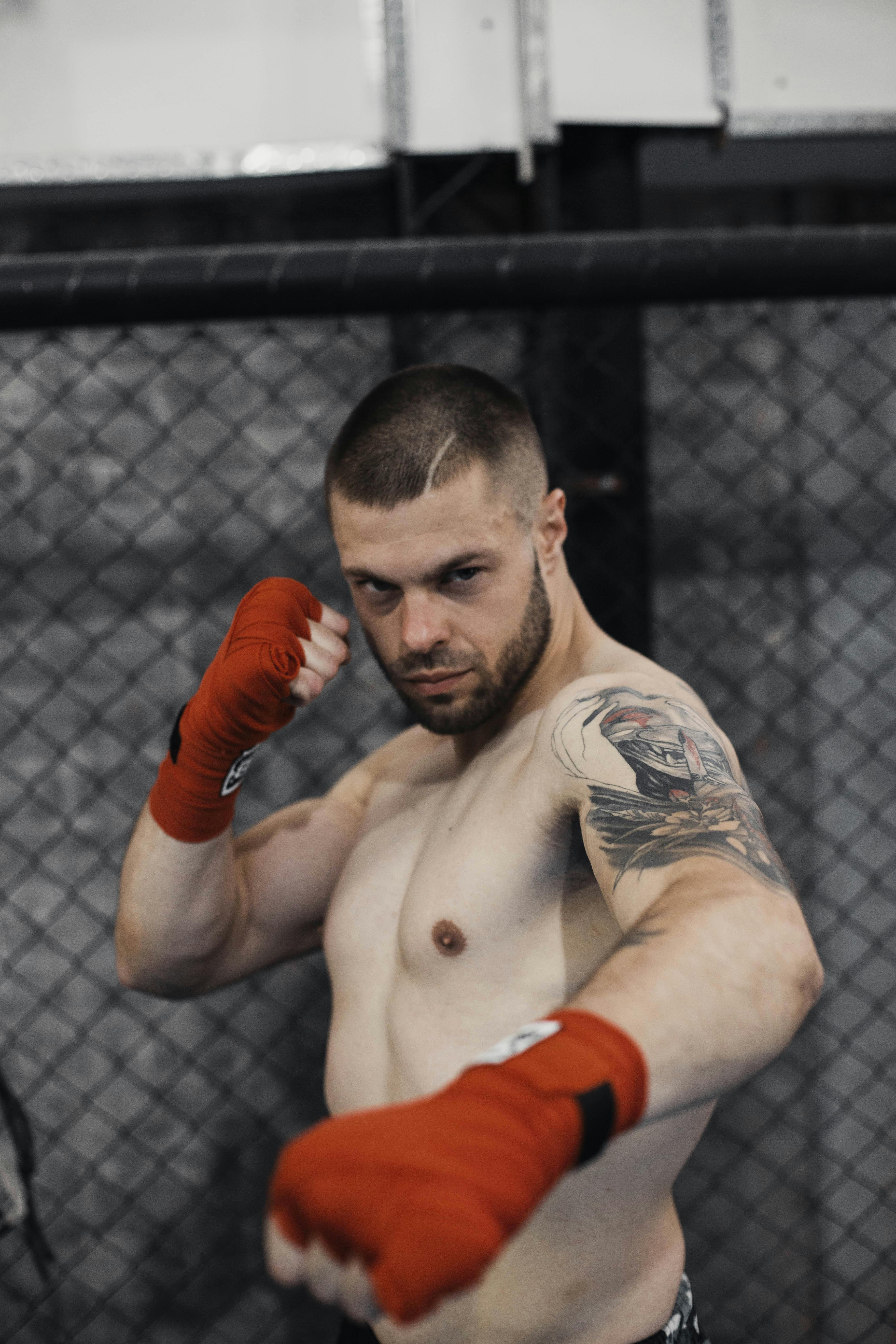 Boxer Flexing Muscles · Free Stock Photo