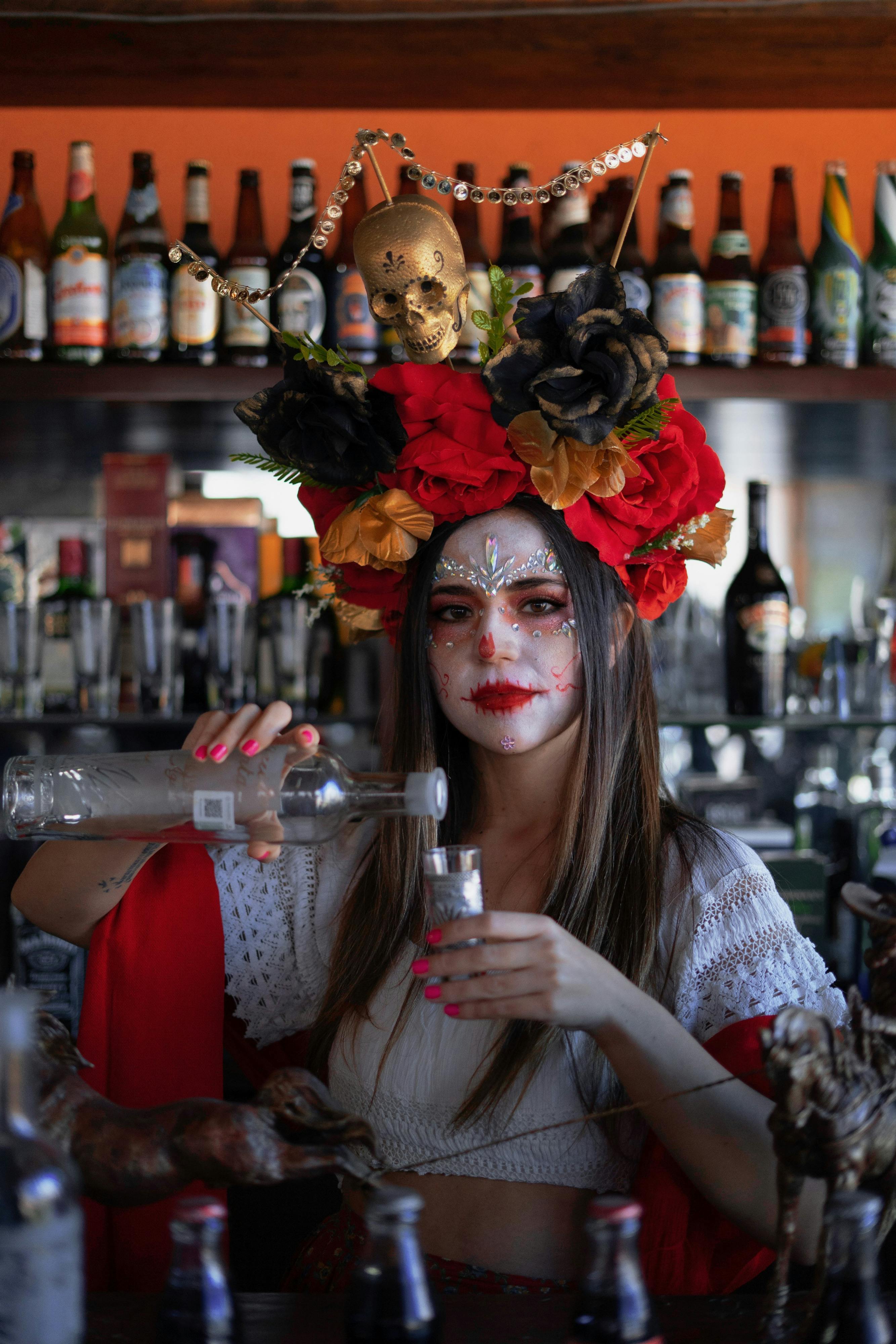 A Woman in Catrina Costume · Free Stock Photo