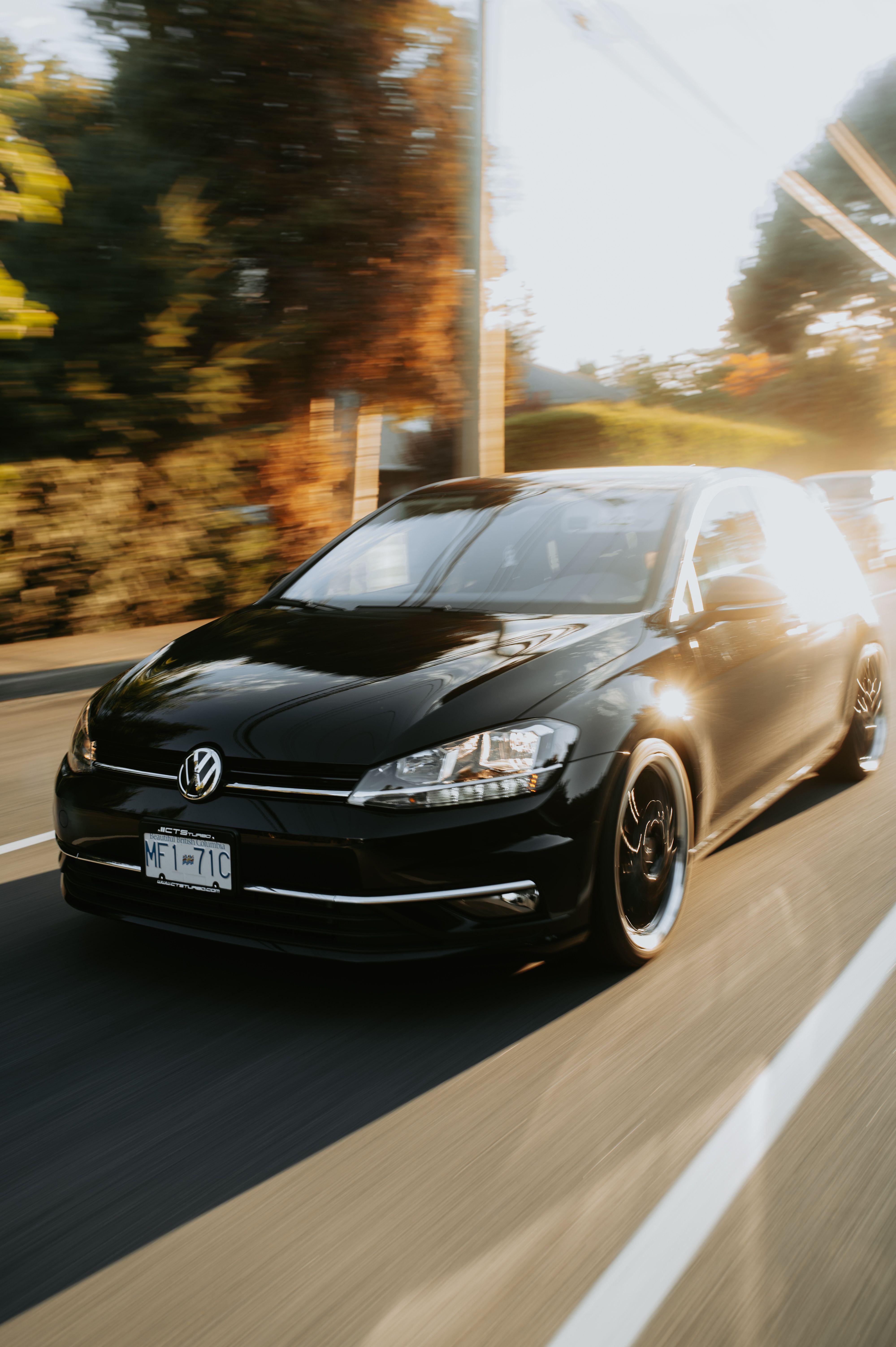 Photo of Black Volkswagen on Road · Free Stock Photo