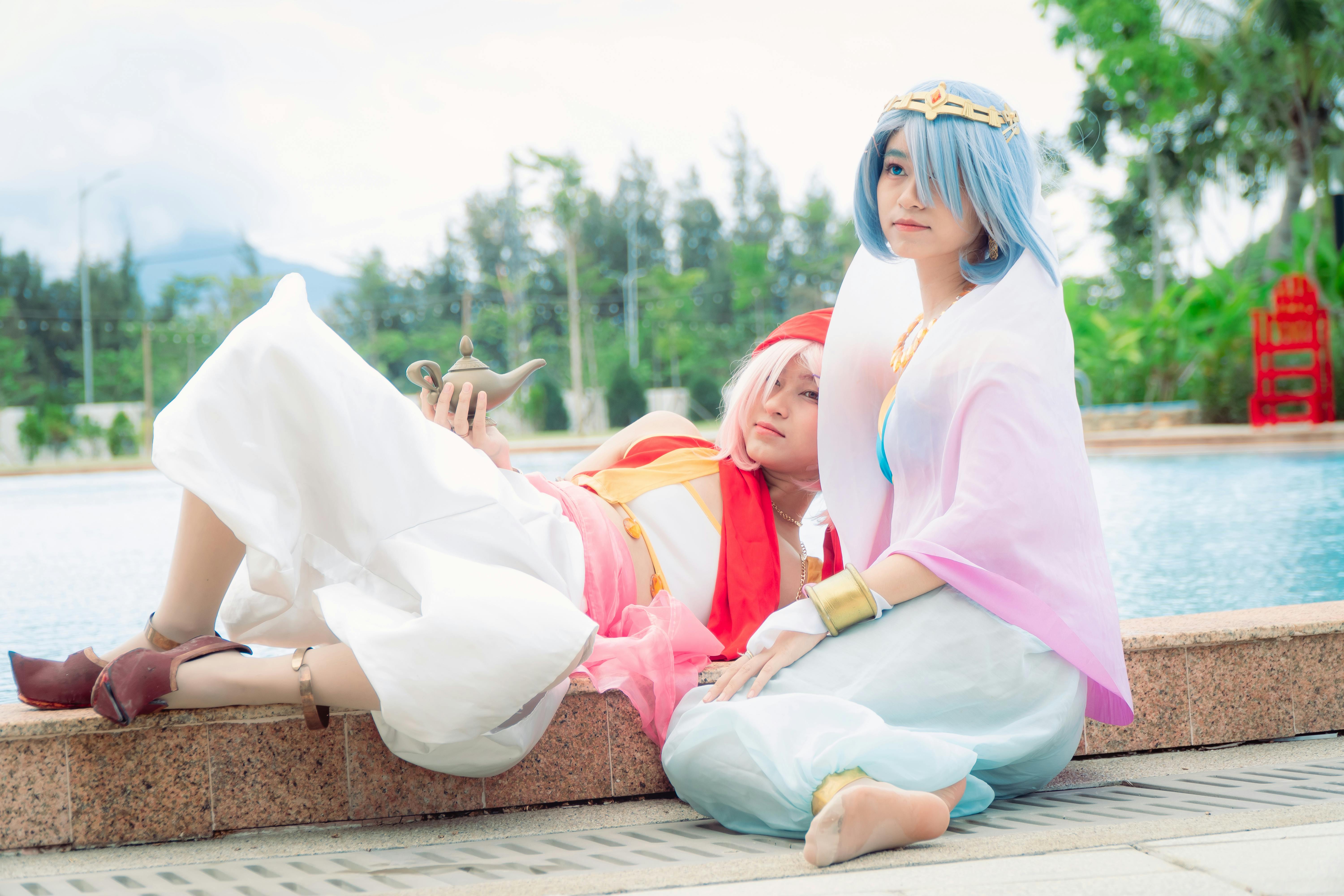 Photograph of Cosplayers Posing · Free Stock Photo