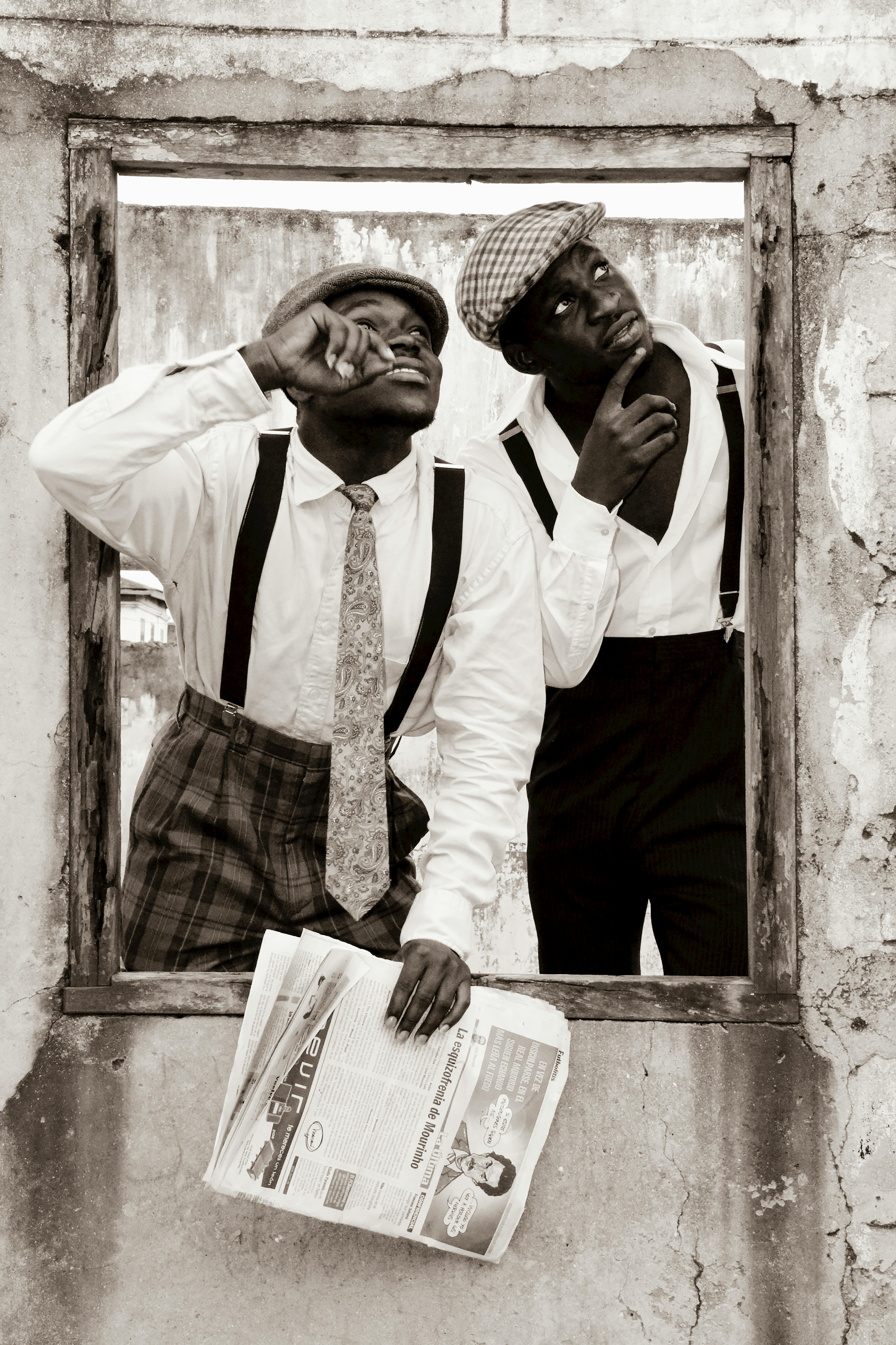 Men in Old-fashioned Outfits · Free Stock Photo