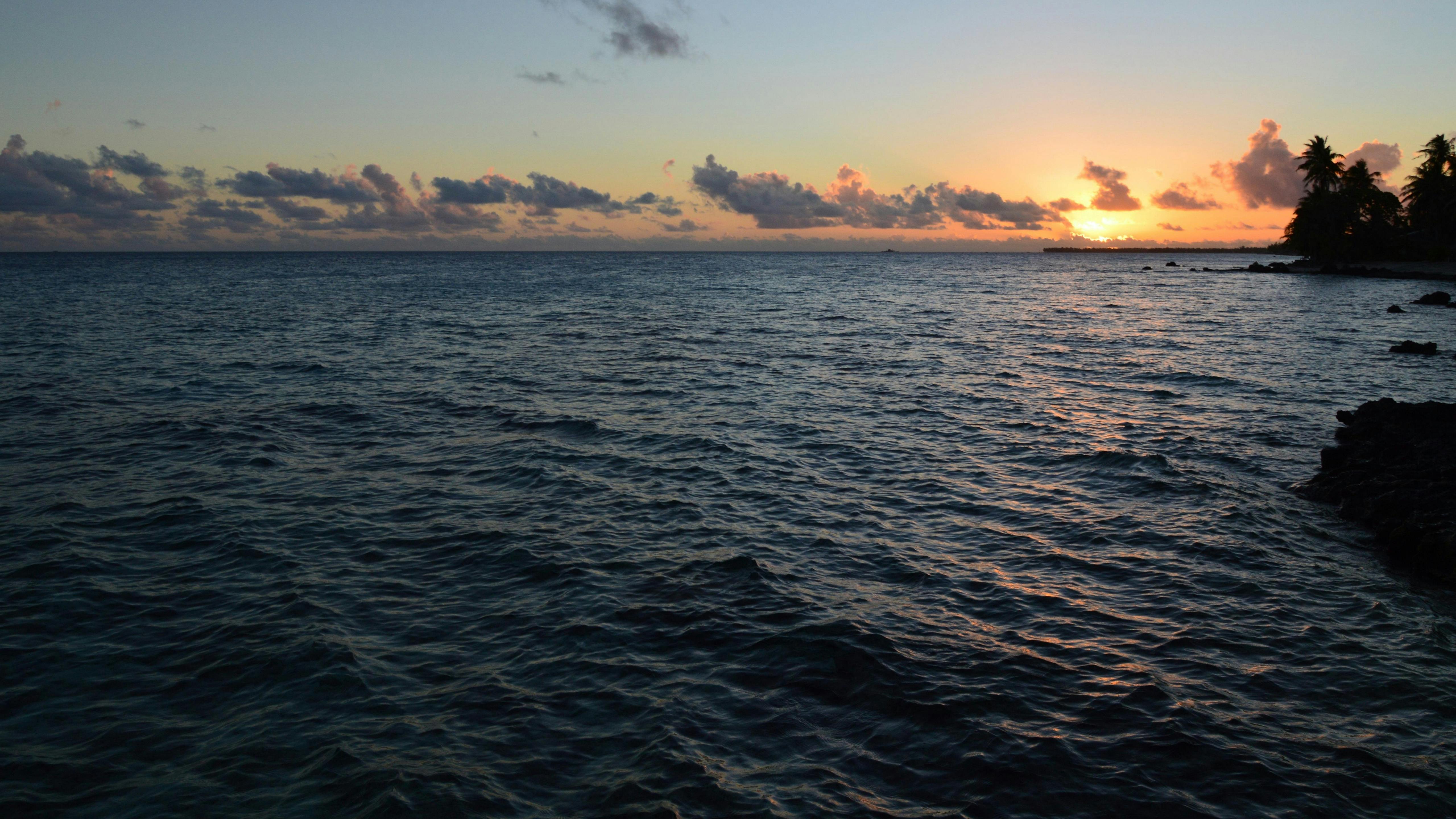 Ocean during Sunset · Free Stock Photo