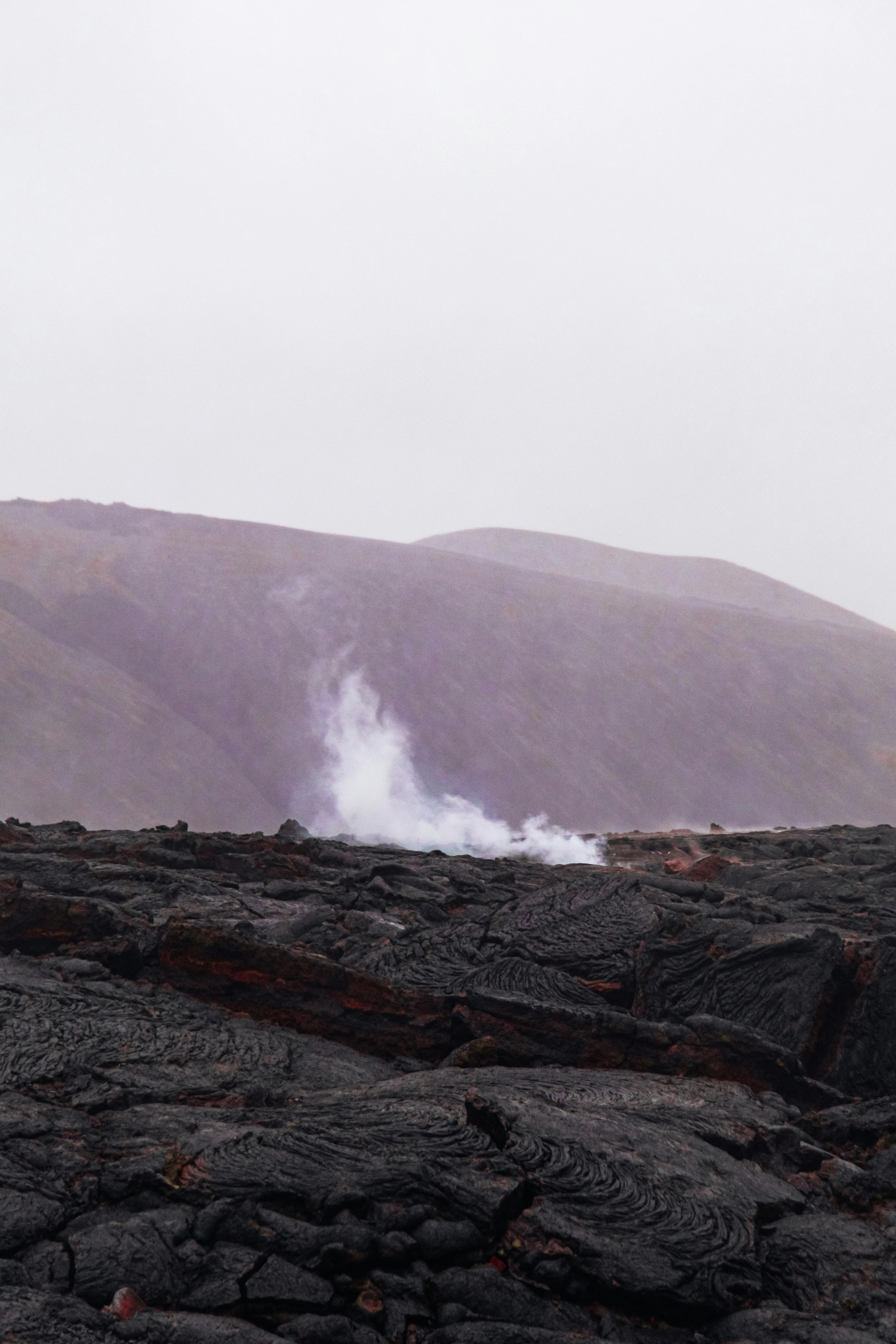 Smoke on Top of a Volcano · Free Stock Photo
