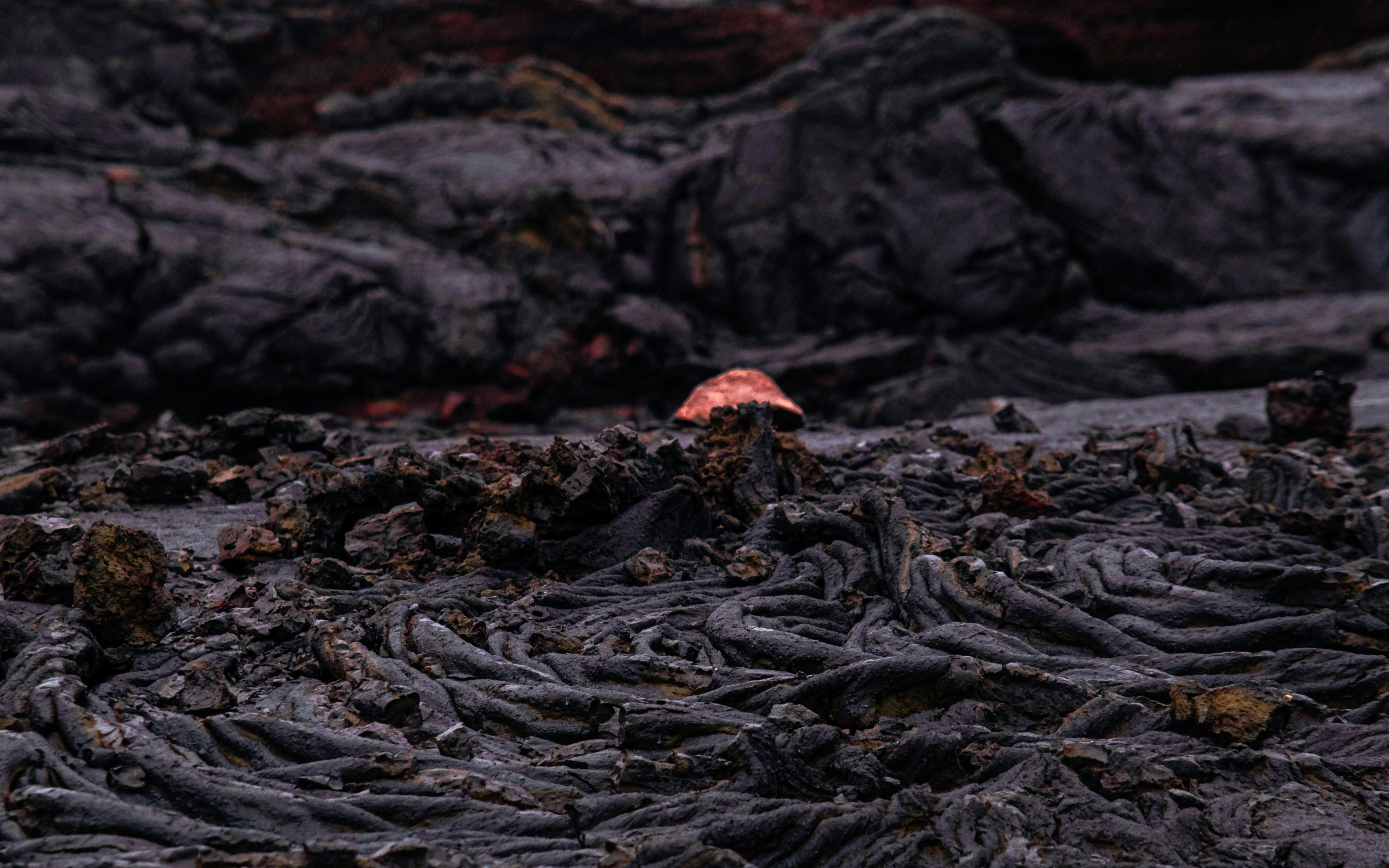 Volcanic Black Lava · Free Stock Photo