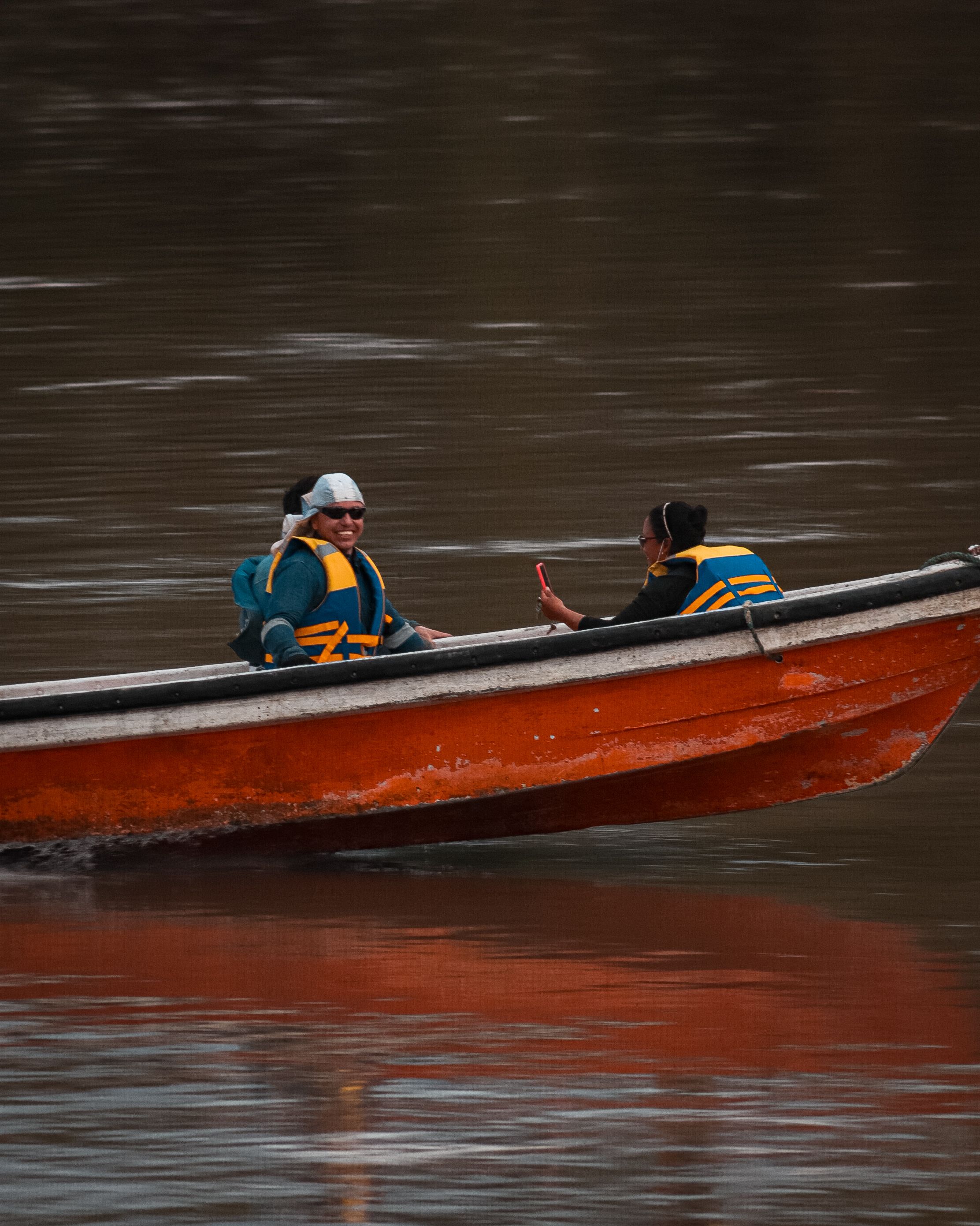 Person Riding a Boat in the River · Free Stock Photo