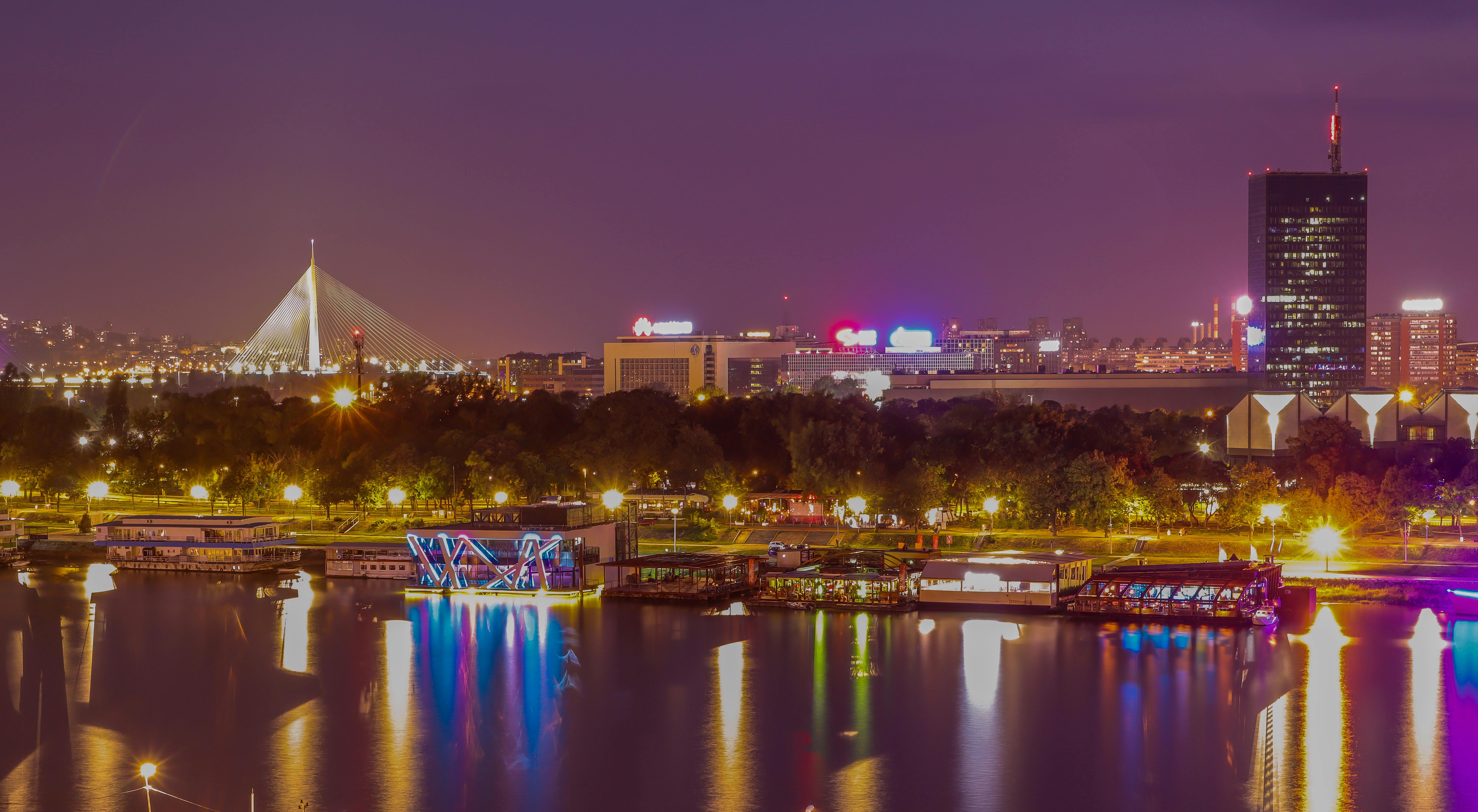 Free stock photo of beograd, night, Serbia