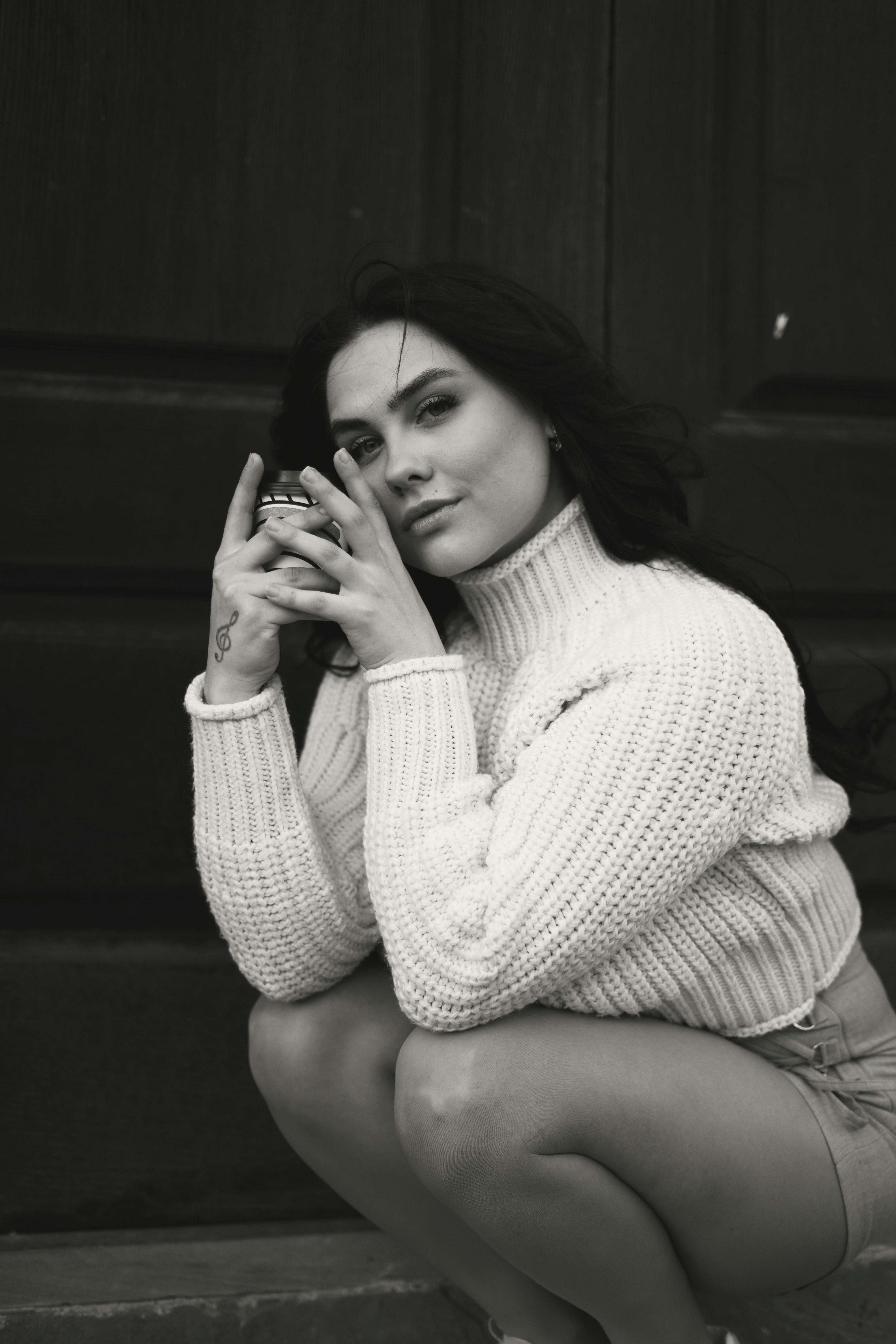 A Couple Leaning on Each Others Back · Free Stock Photo