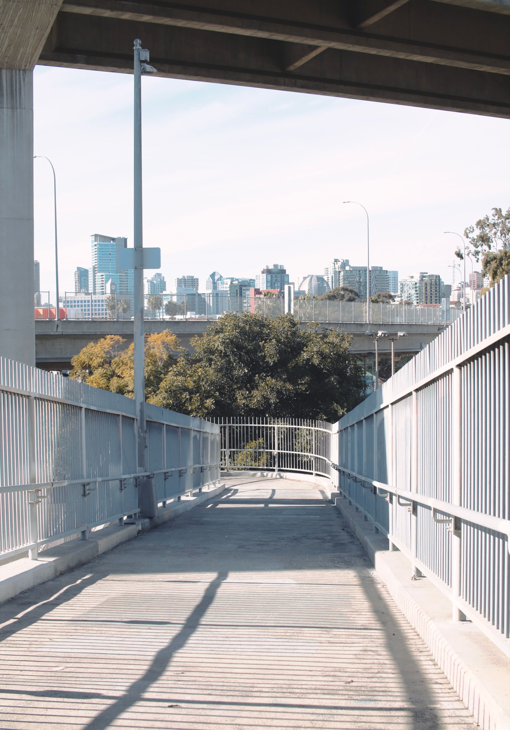 A Footbridge in a City · Free Stock Photo
