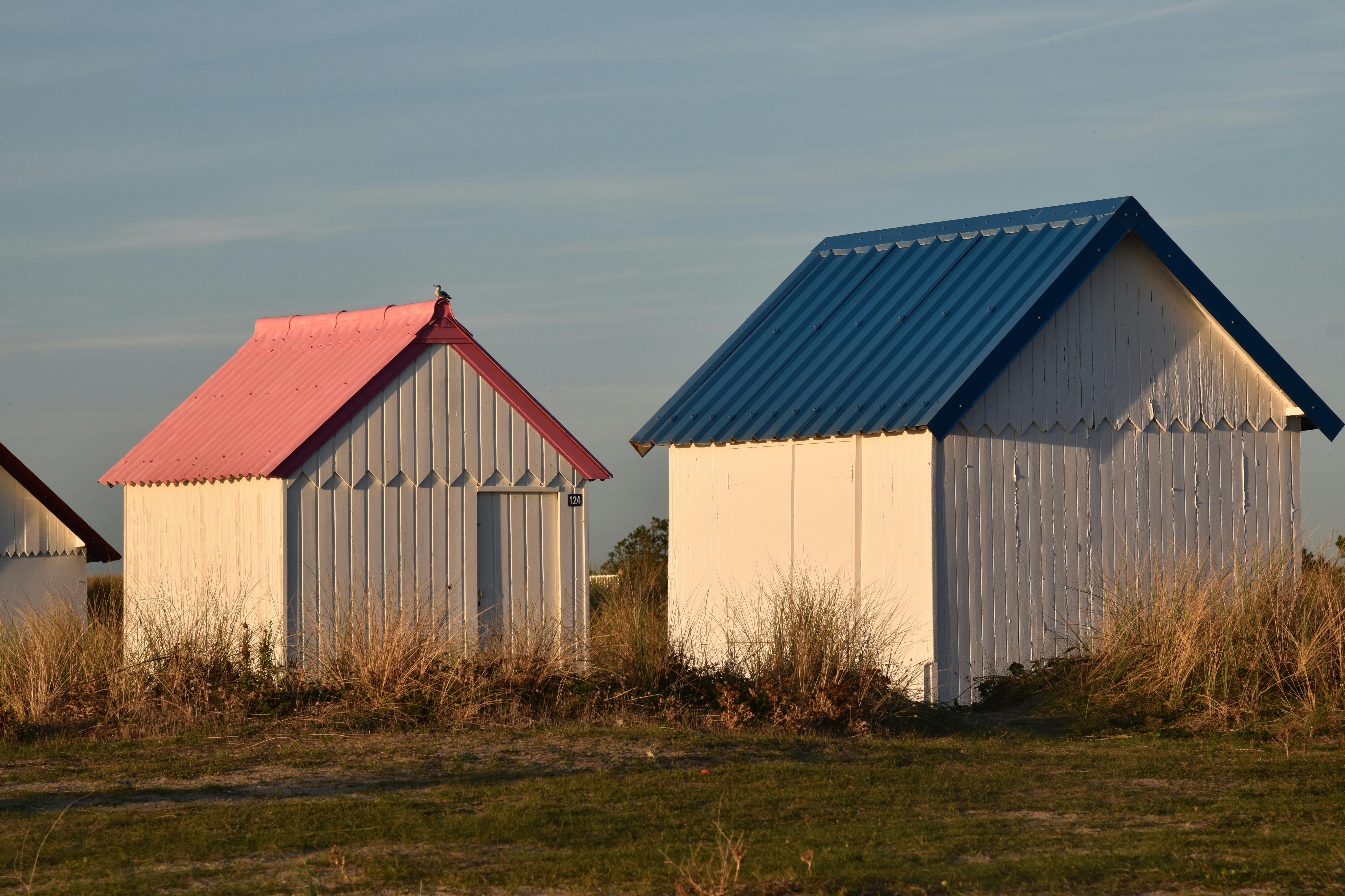 Wooden Booths in Countryside · Free Stock Photo