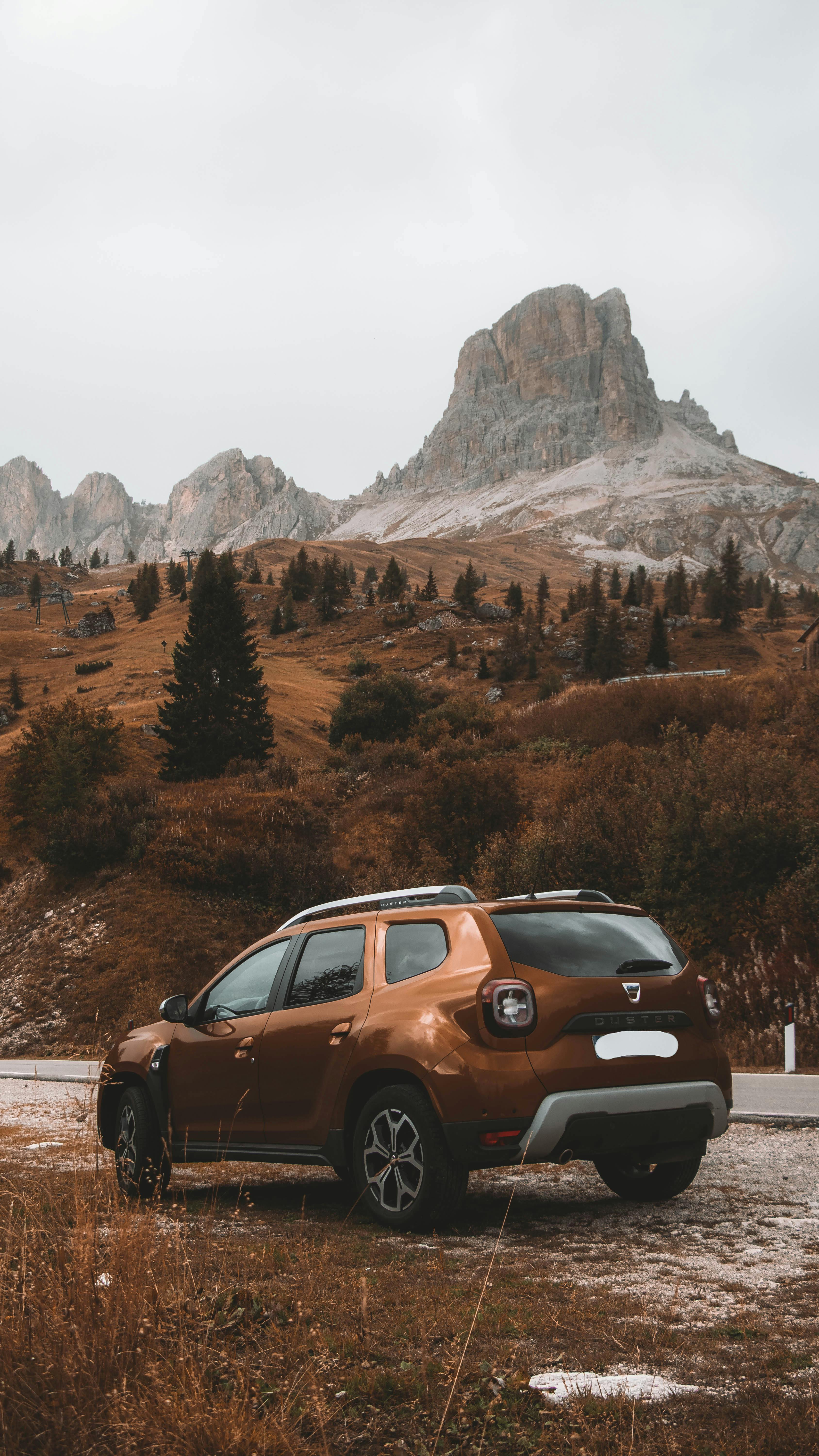 Car in Mountain Nature Landscape · Free Stock Photo