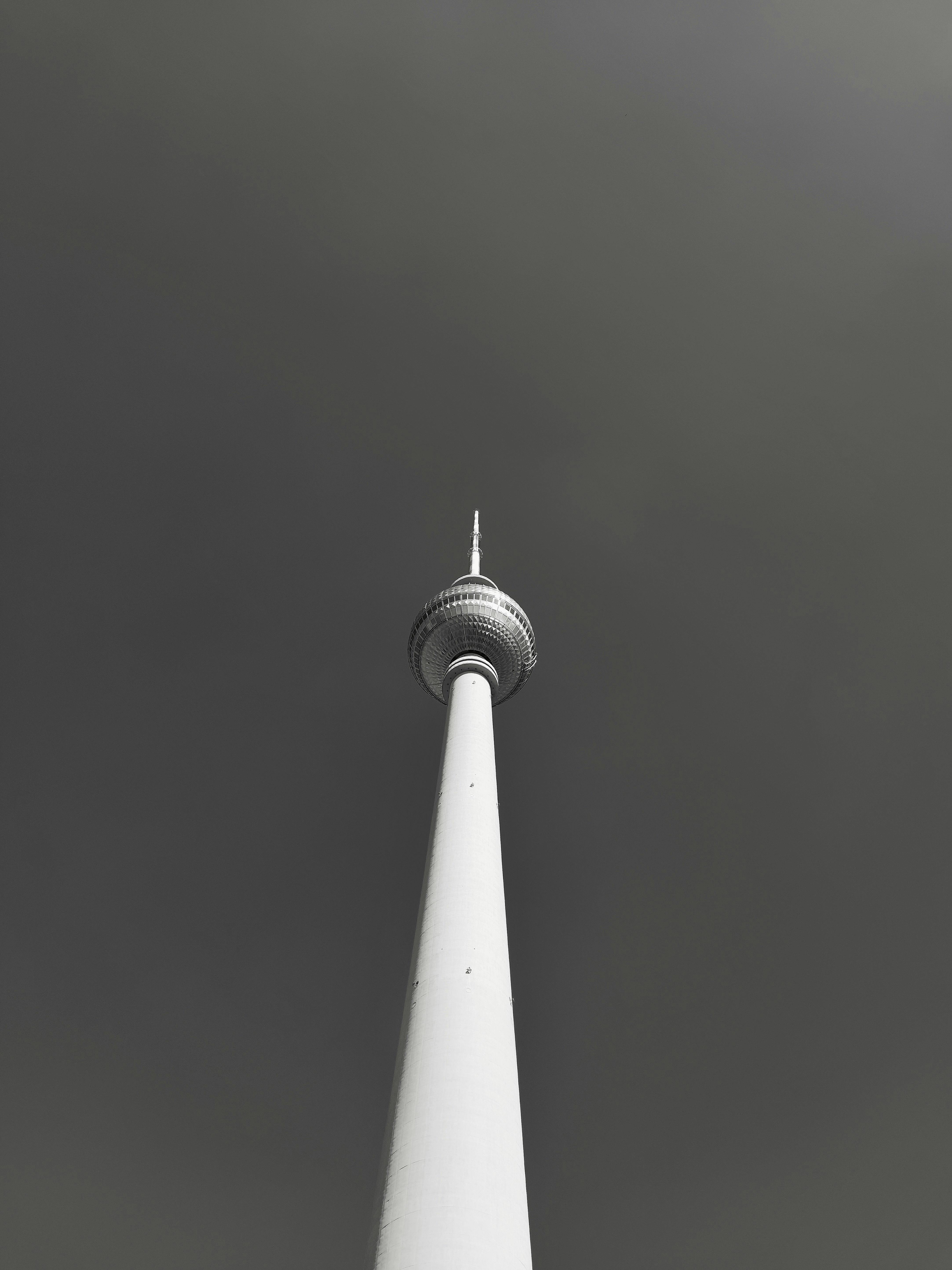 Television Tower on Sky Background · Free Stock Photo