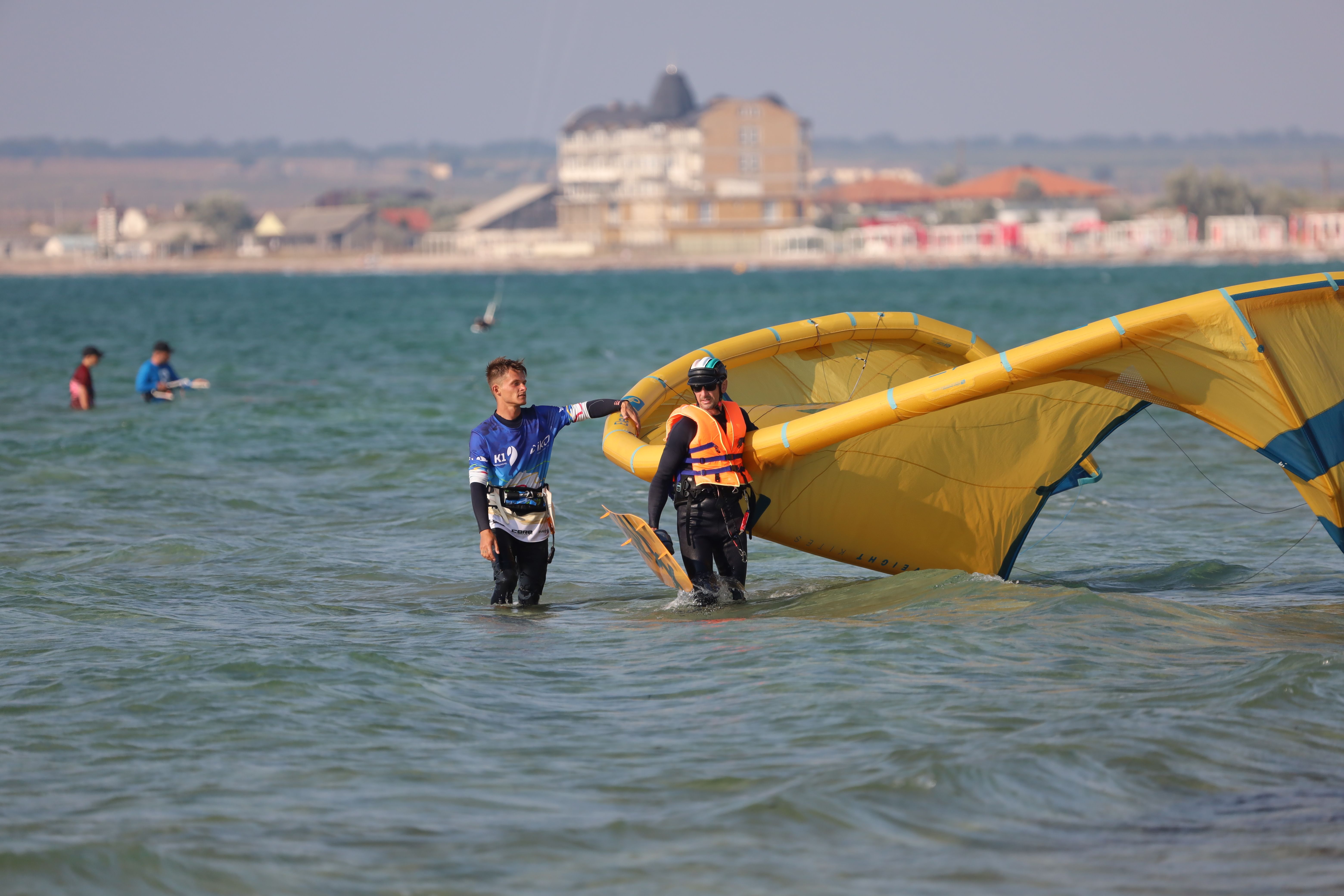 Man Kiteboarding on Sea · Free Stock Photo