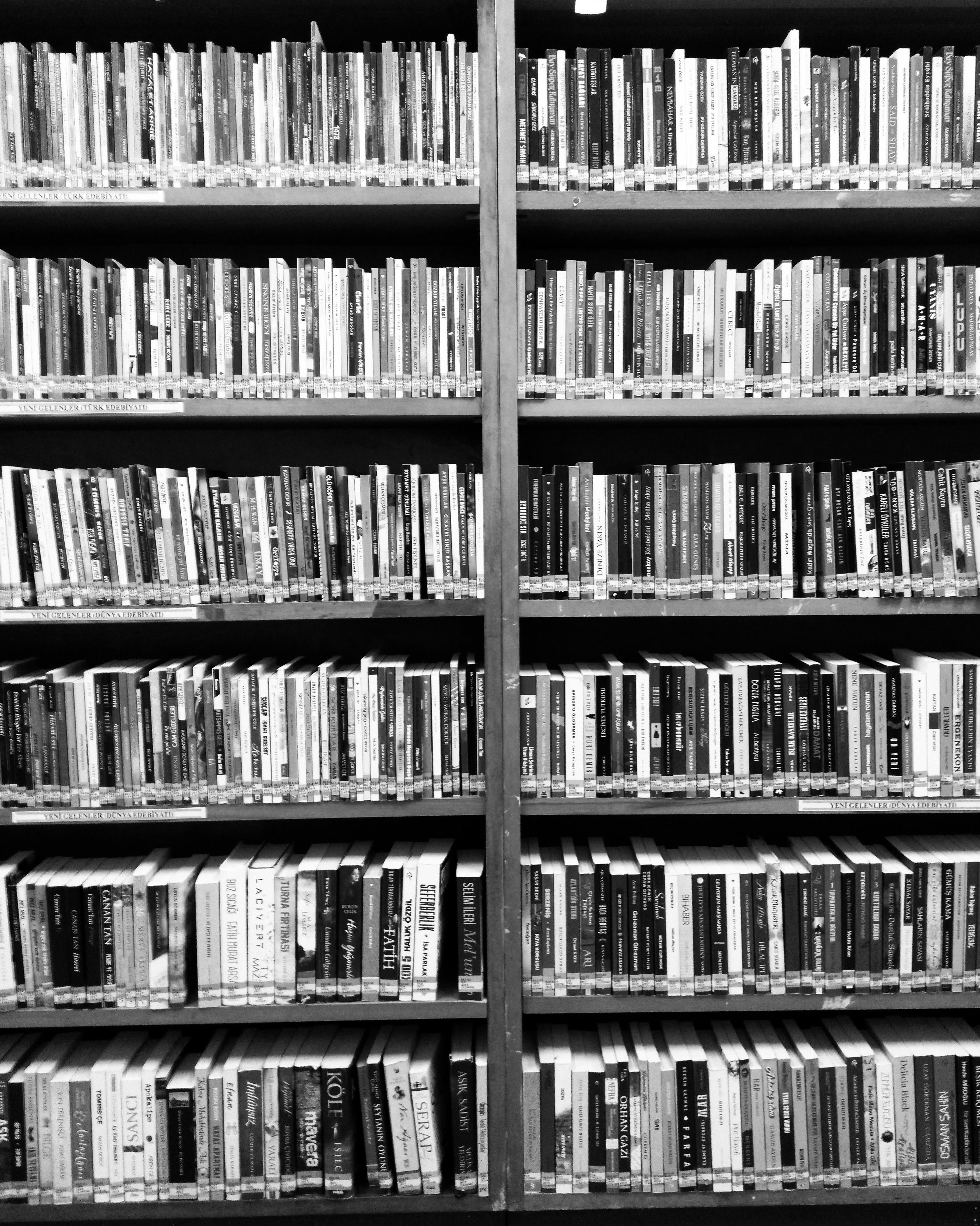 Assorted Books On The Shelf · Free Stock Photo