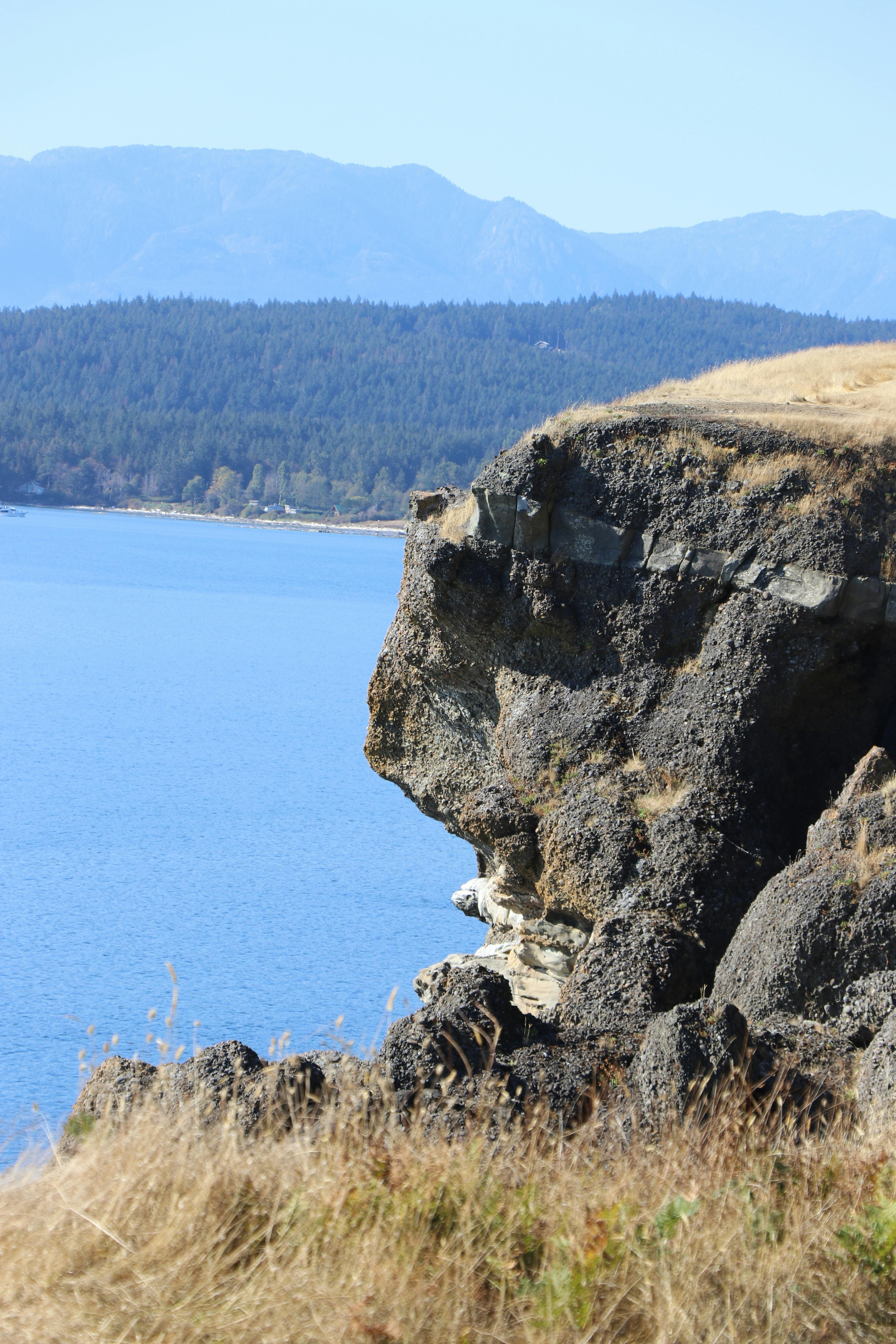A Rock Formation Near the Ocean · Free Stock Photo