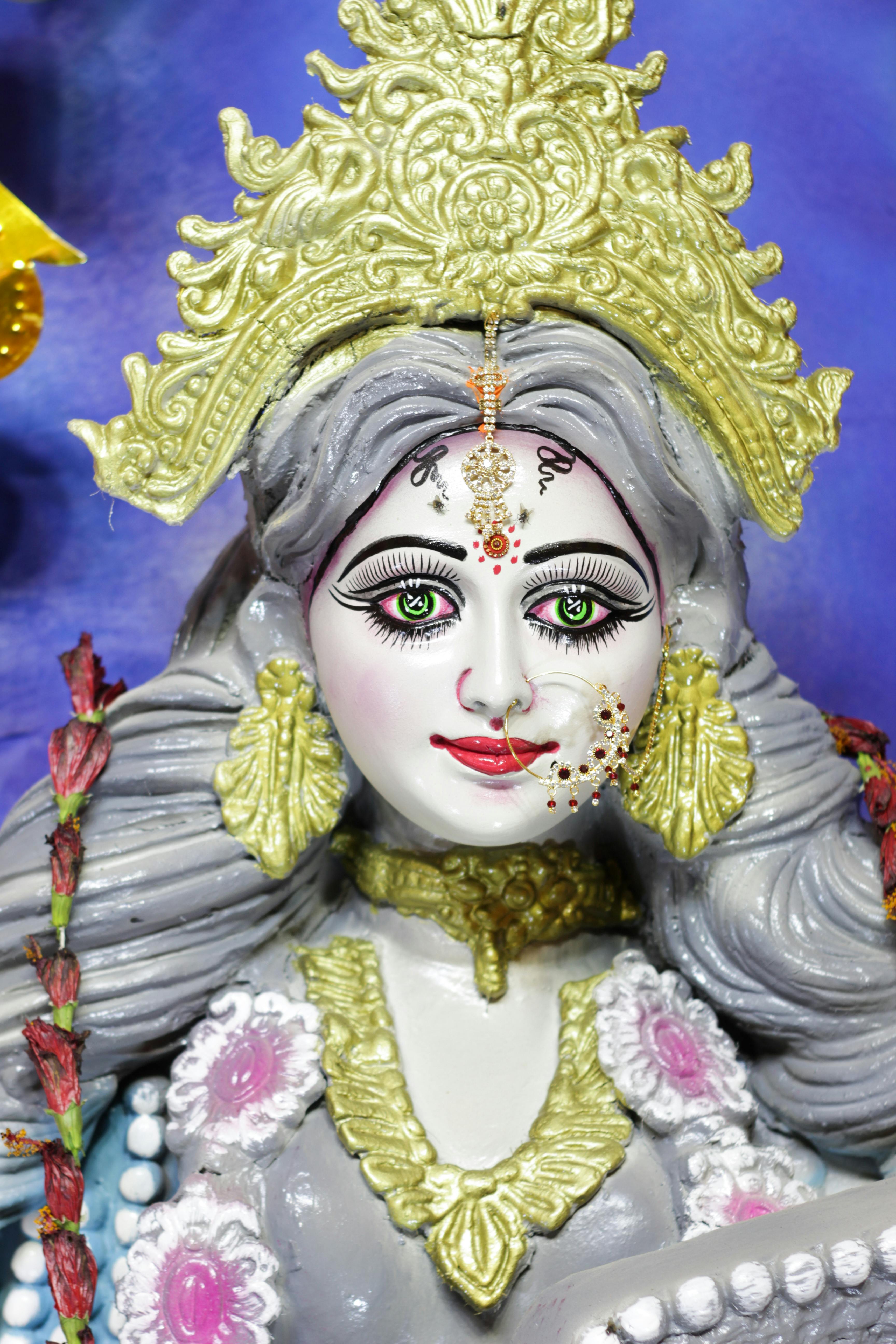 Durga Statue in Close-up Photography · Free Stock Photo
