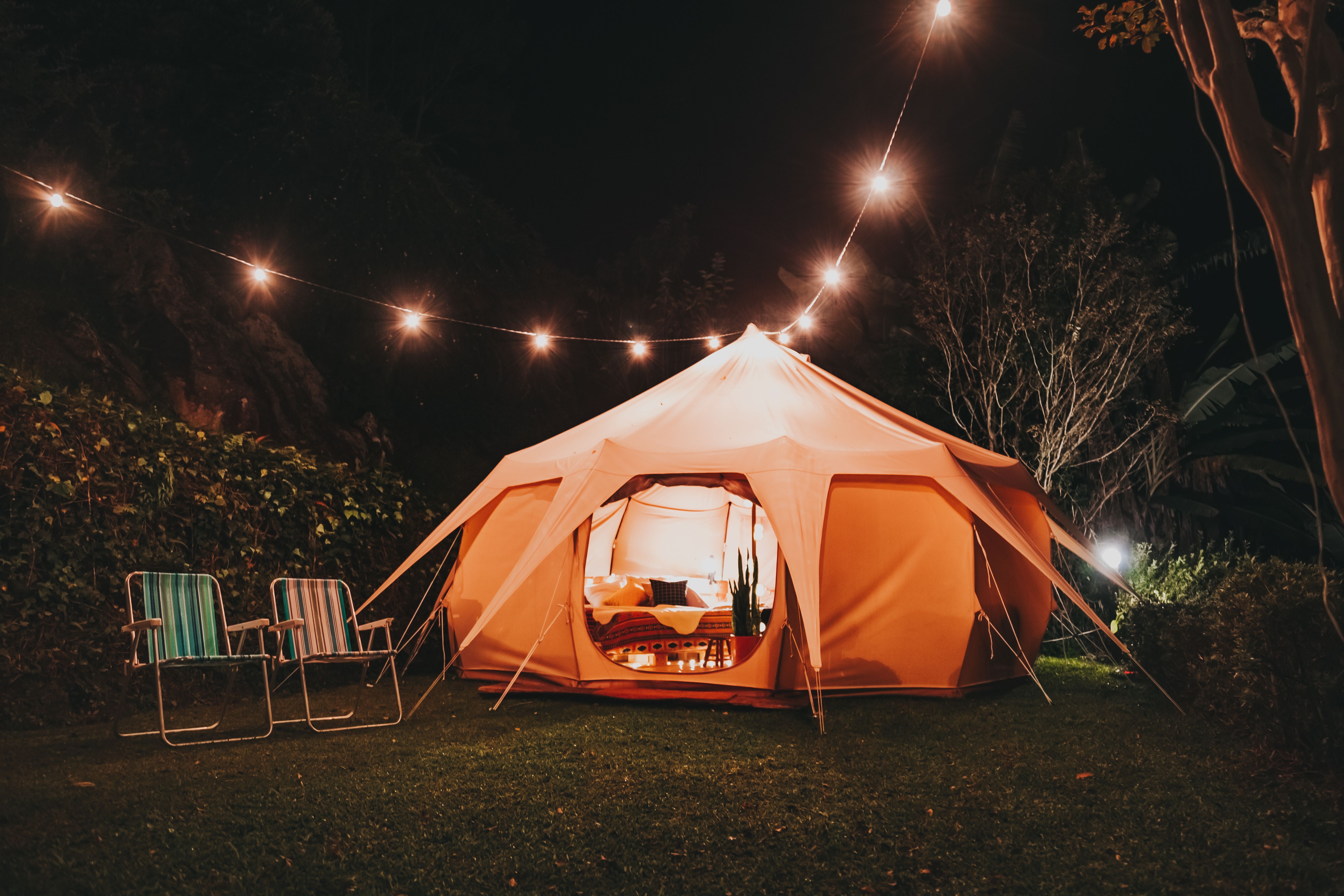 Backyard At Night Photos, Download The BEST Free Backyard At Night ...