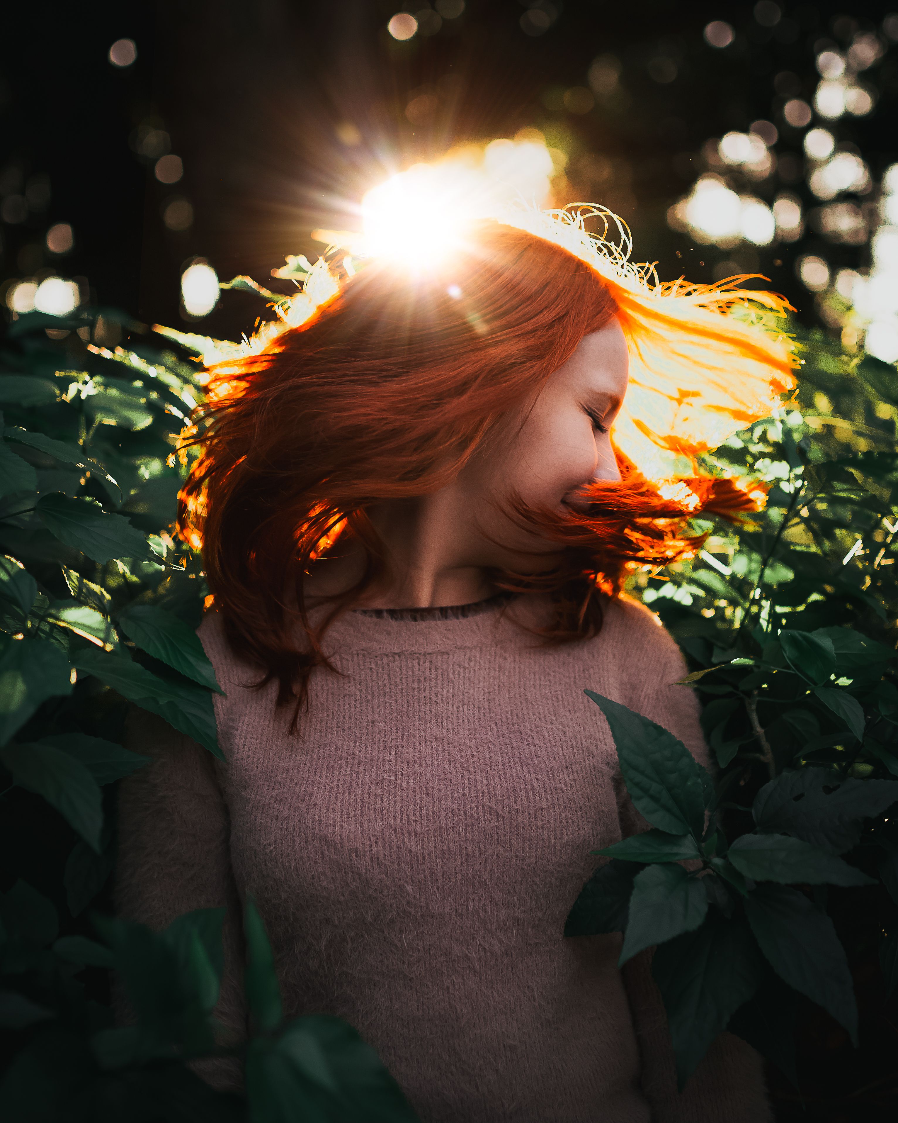 Sunlight over Man Looking Up · Free Stock Photo