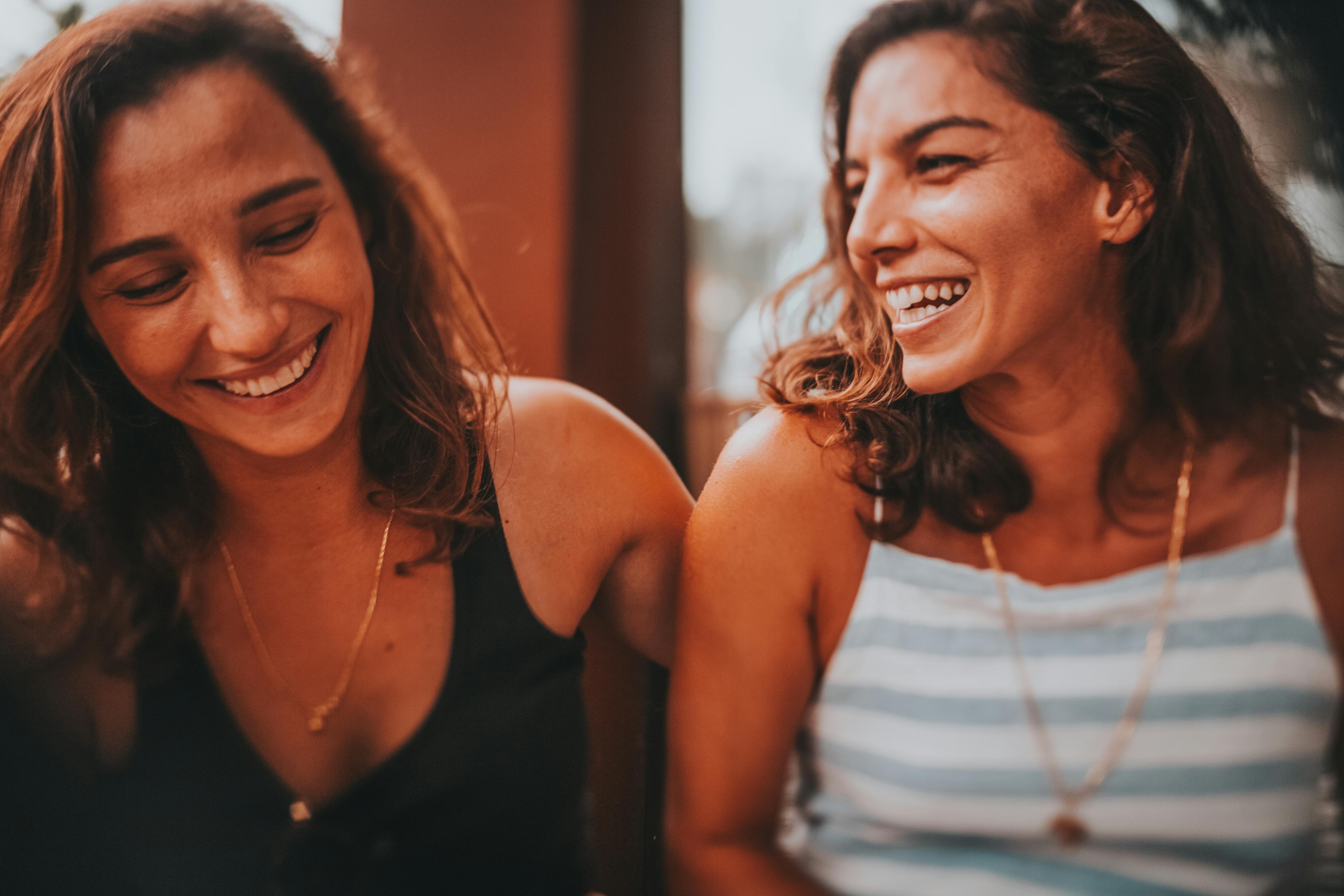 Faces of Laughing Women · Free Stock Photo