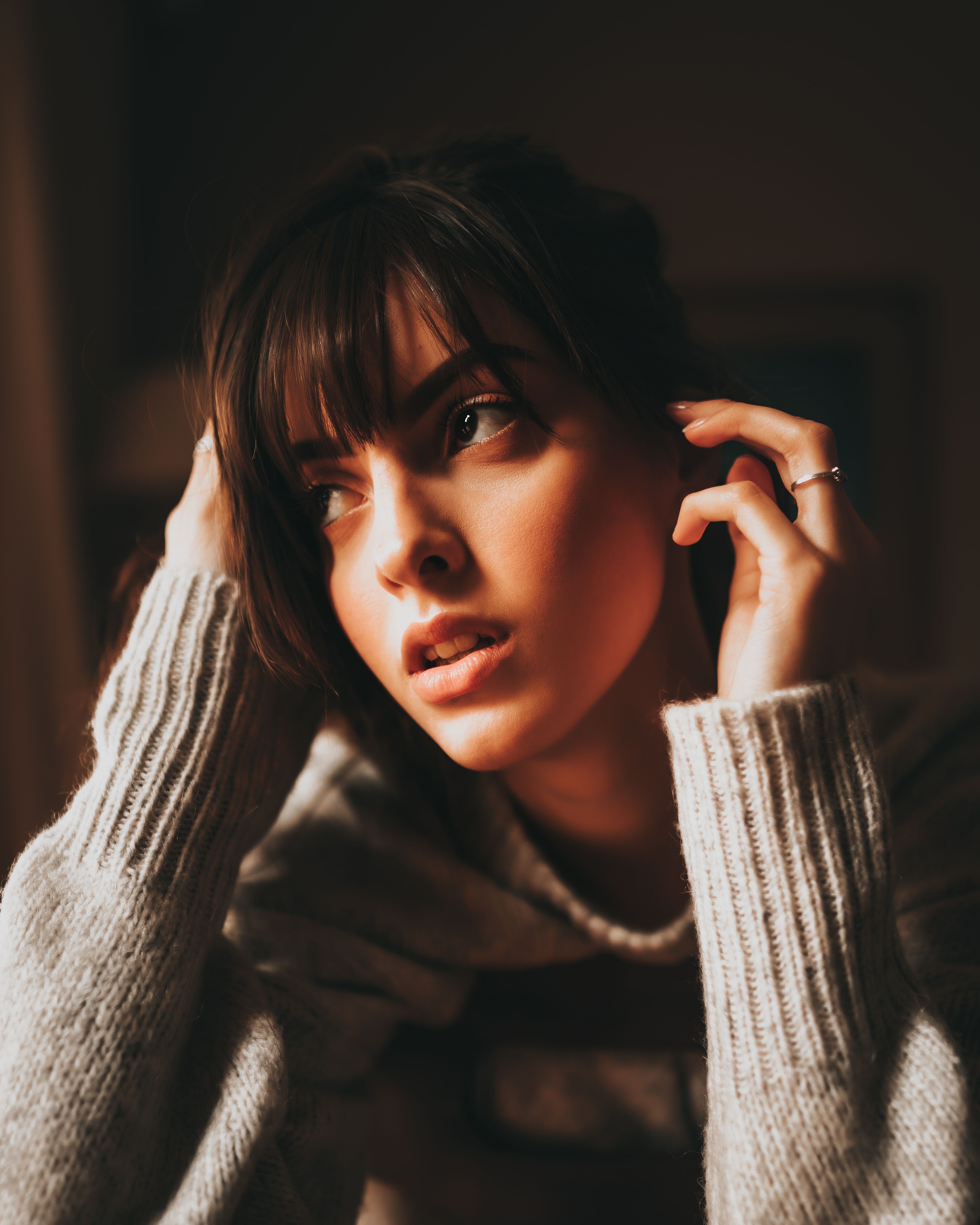 Sensual Portrait of Beautiful Woman · Free Stock Photo