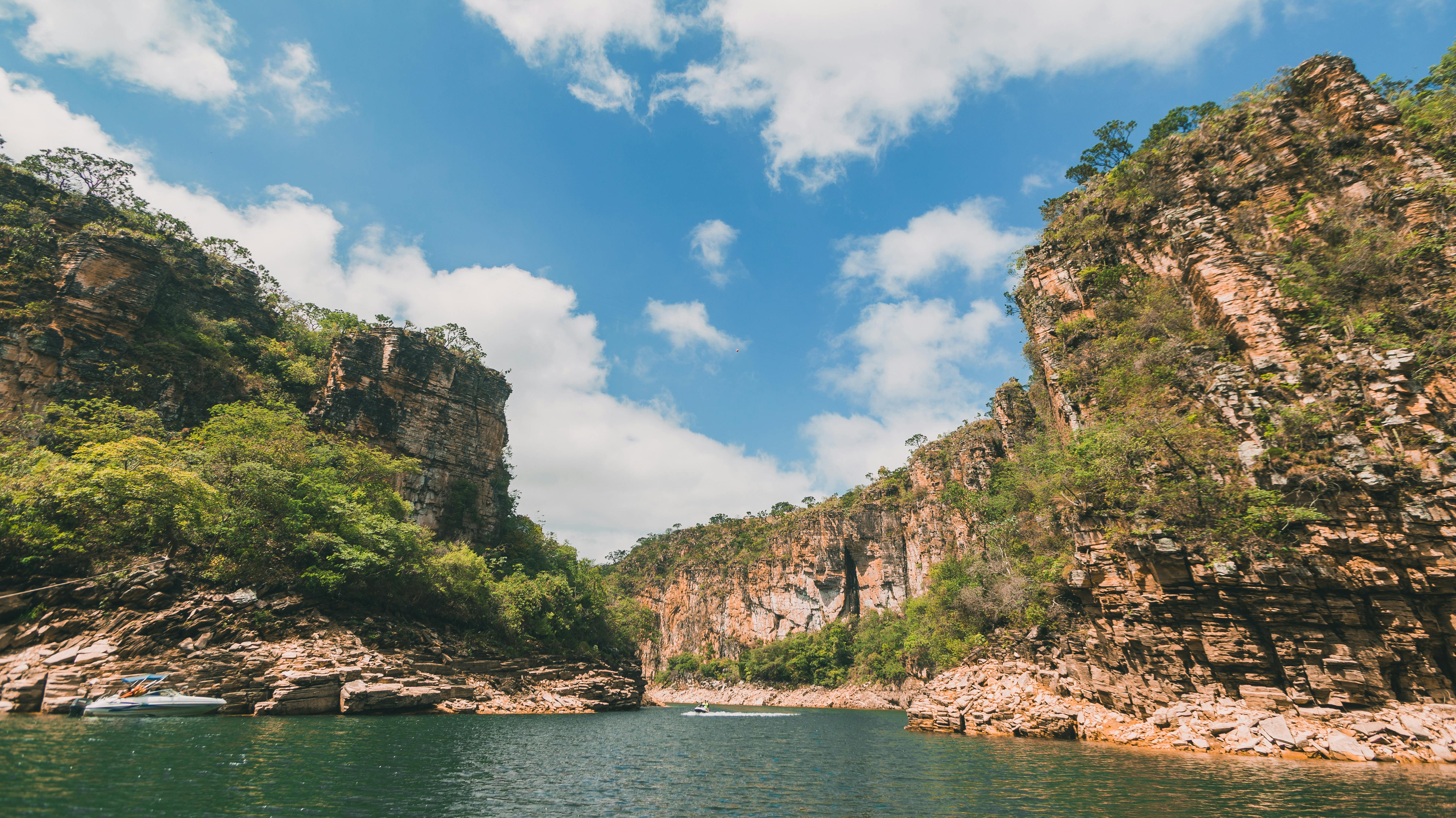 River in Gorge Landscape · Free Stock Photo