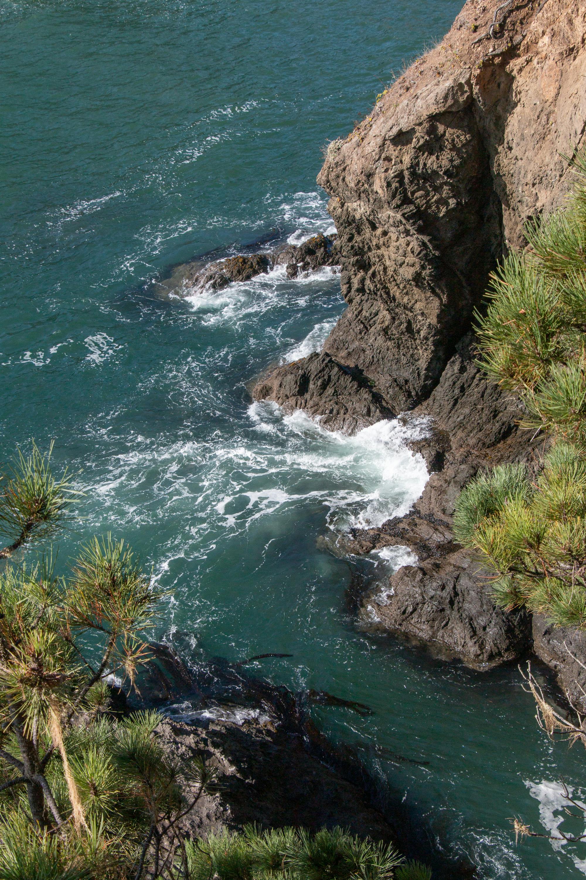 Sea Waves Breaking against the Sea Dike · Free Stock Photo