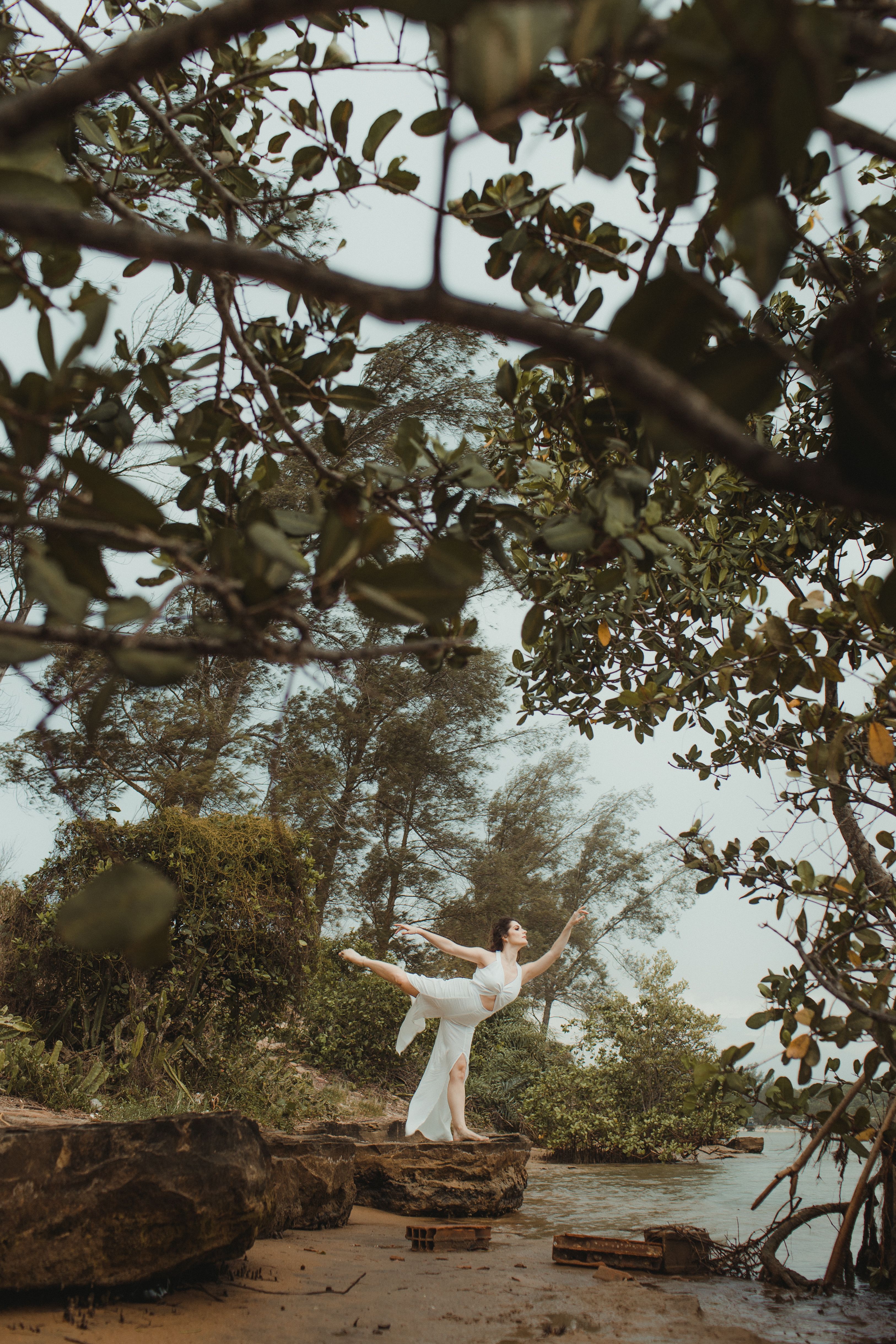 Woman Striking Ballet Pose · Free Stock Photo