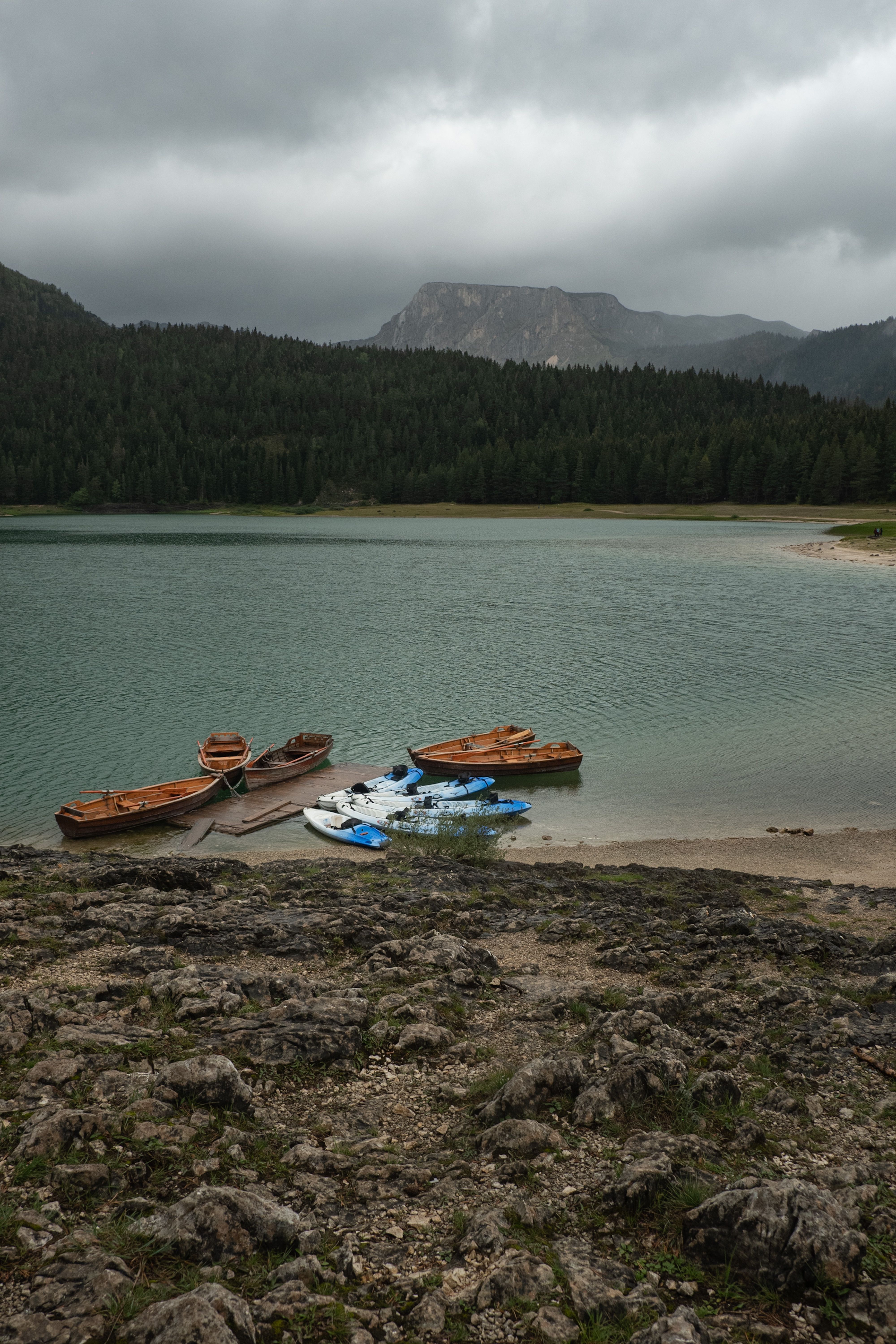 Boats on Lakeshore · Free Stock Photo