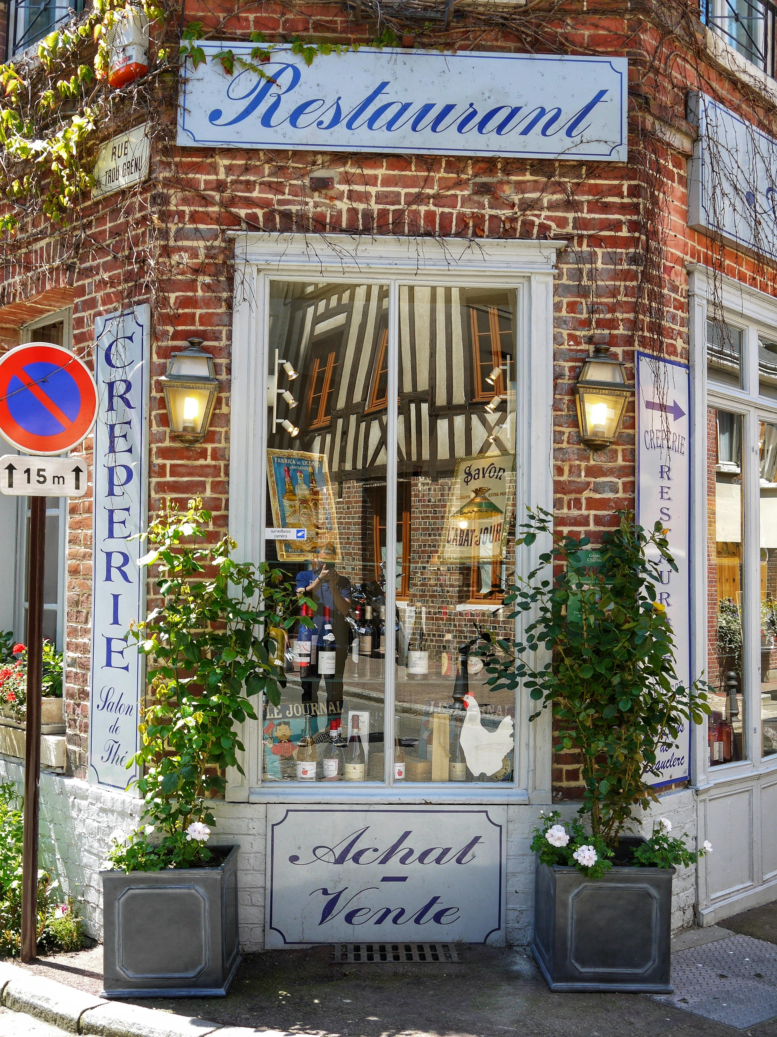 Wooden Window Display with a Signage · Free Stock Photo