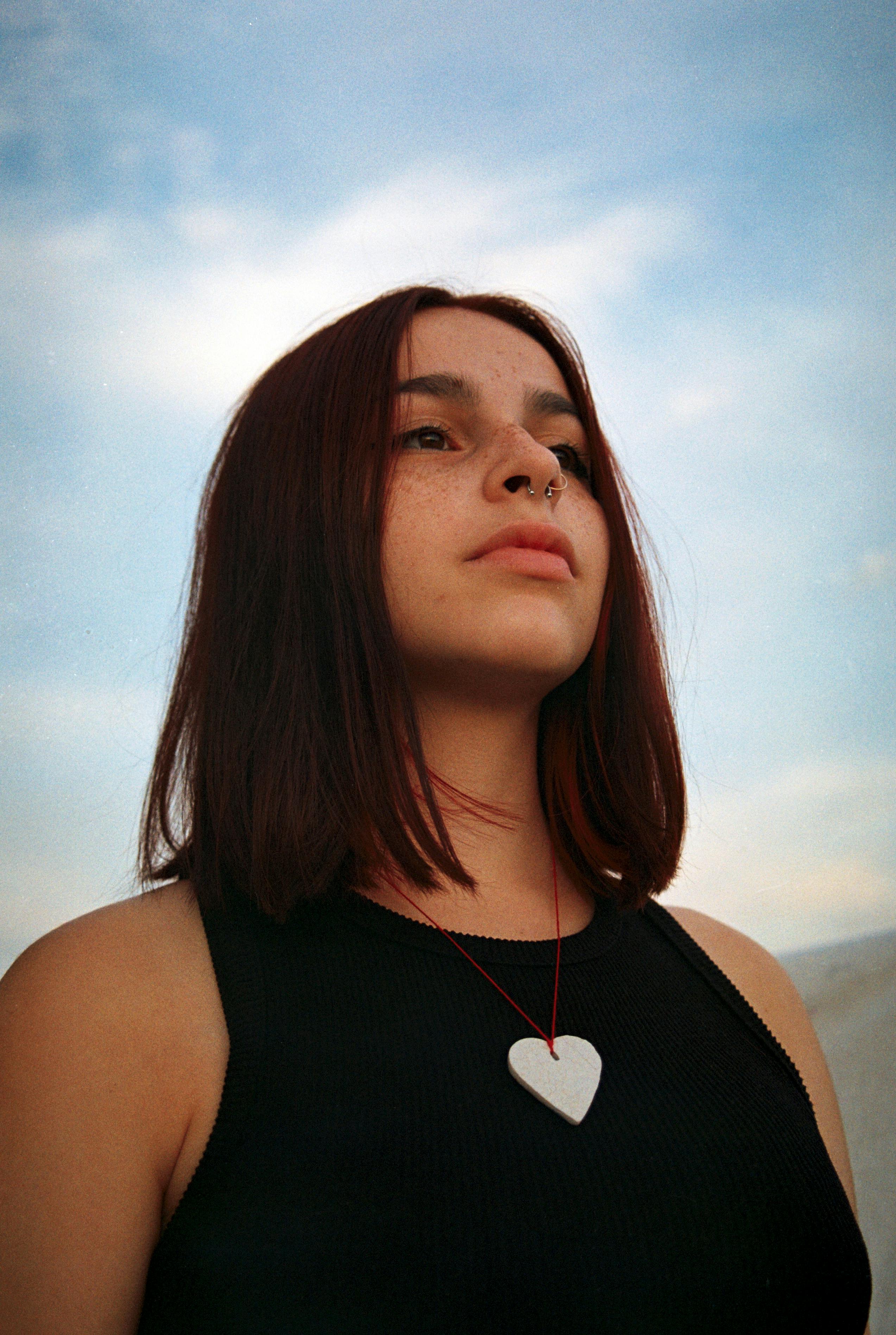 Low-Angle Shot of a Girl · Free Stock Photo