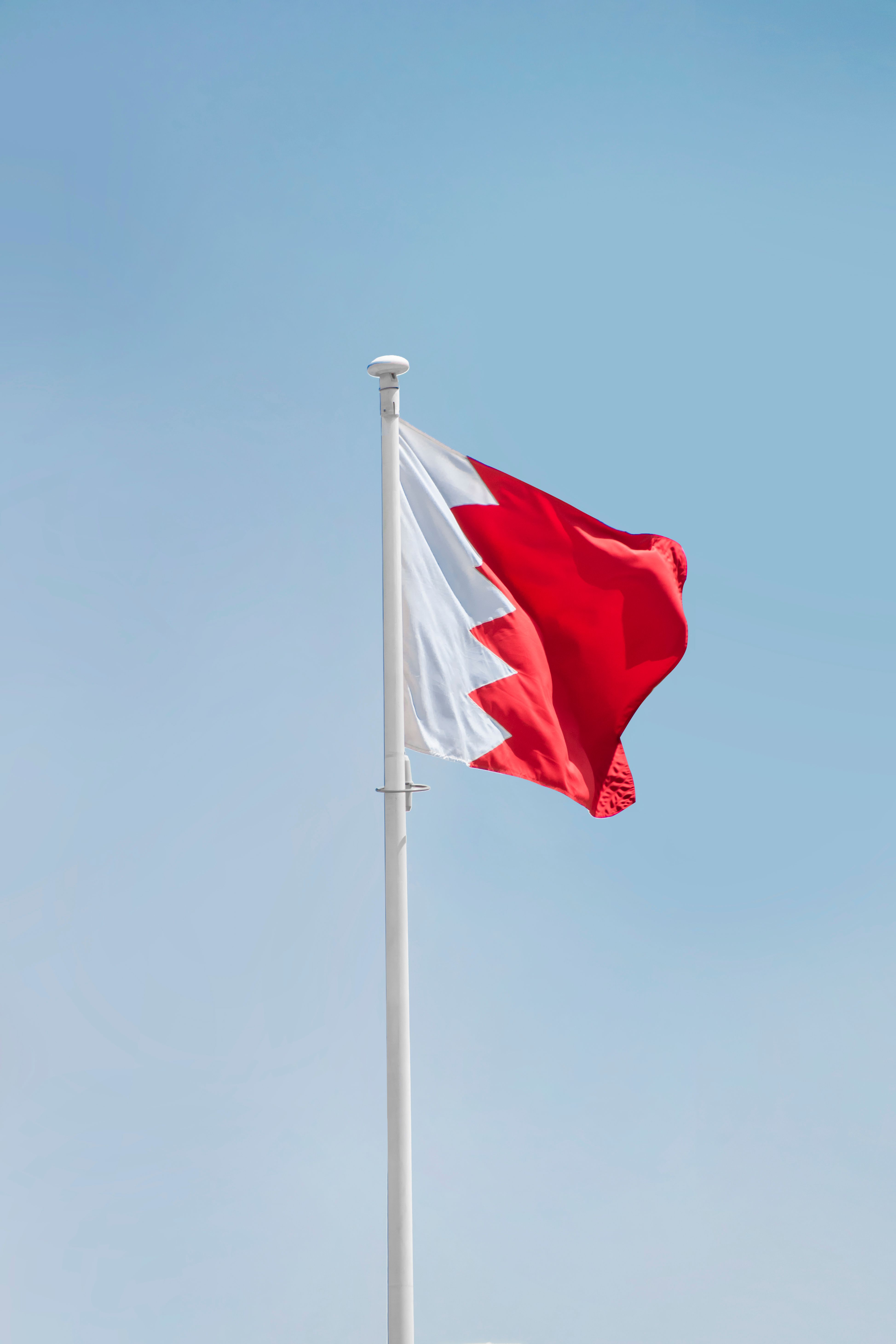 Bahrain National Flag · Free Stock Photo