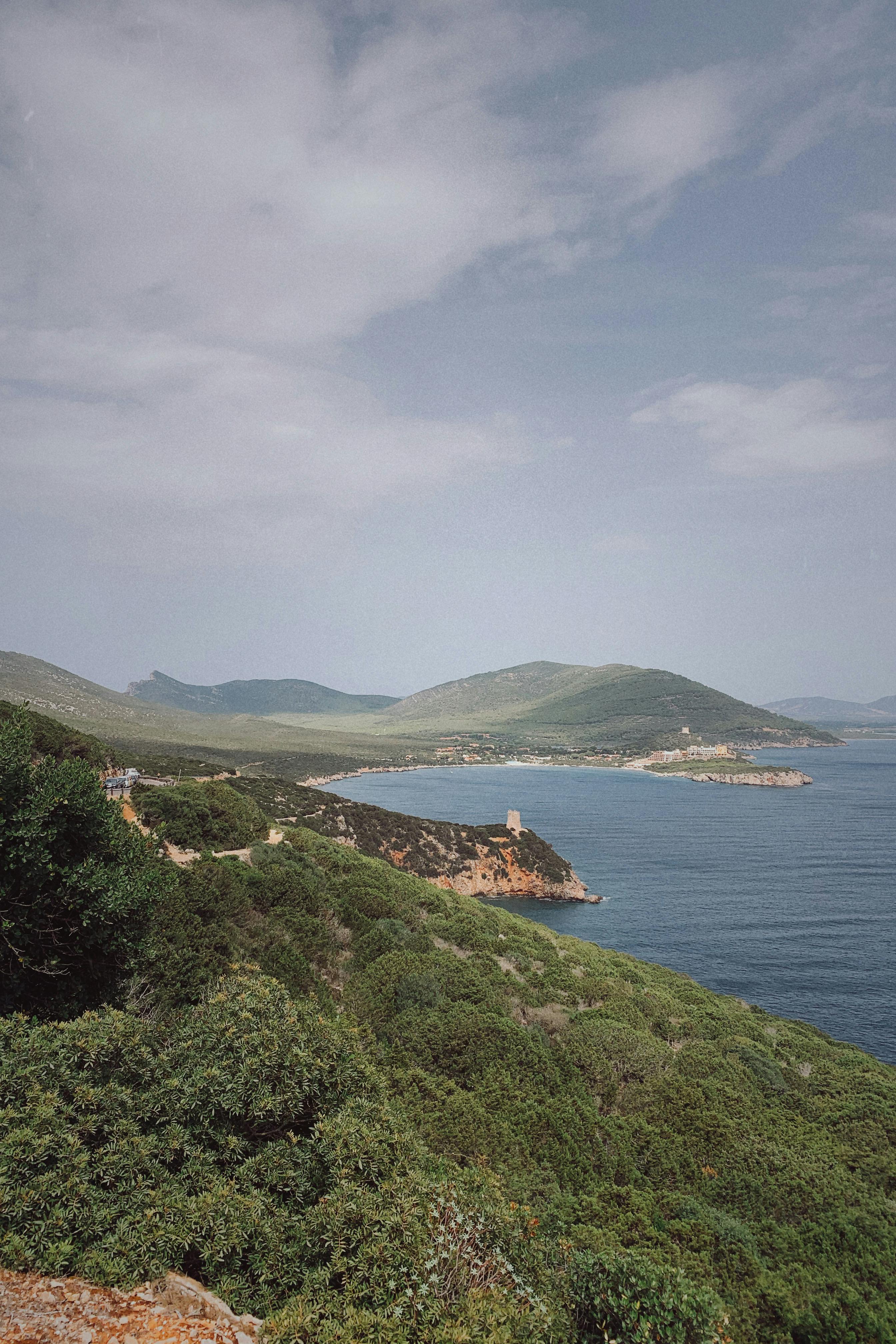 A Green Trees on Mountain with Houses Near the Body of Water · Free ...