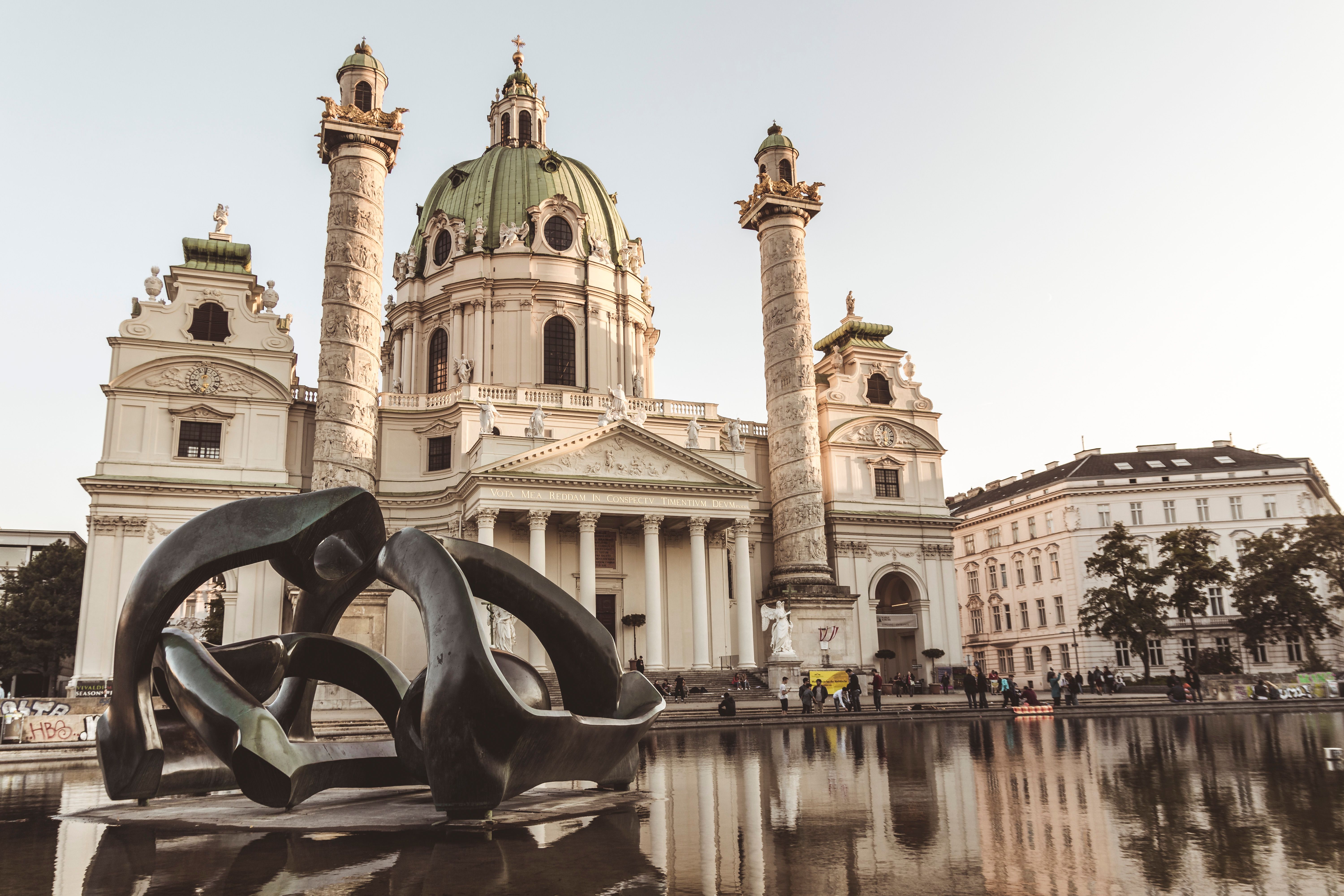 Old Historic Cathedral on City Square · Free Stock Photo