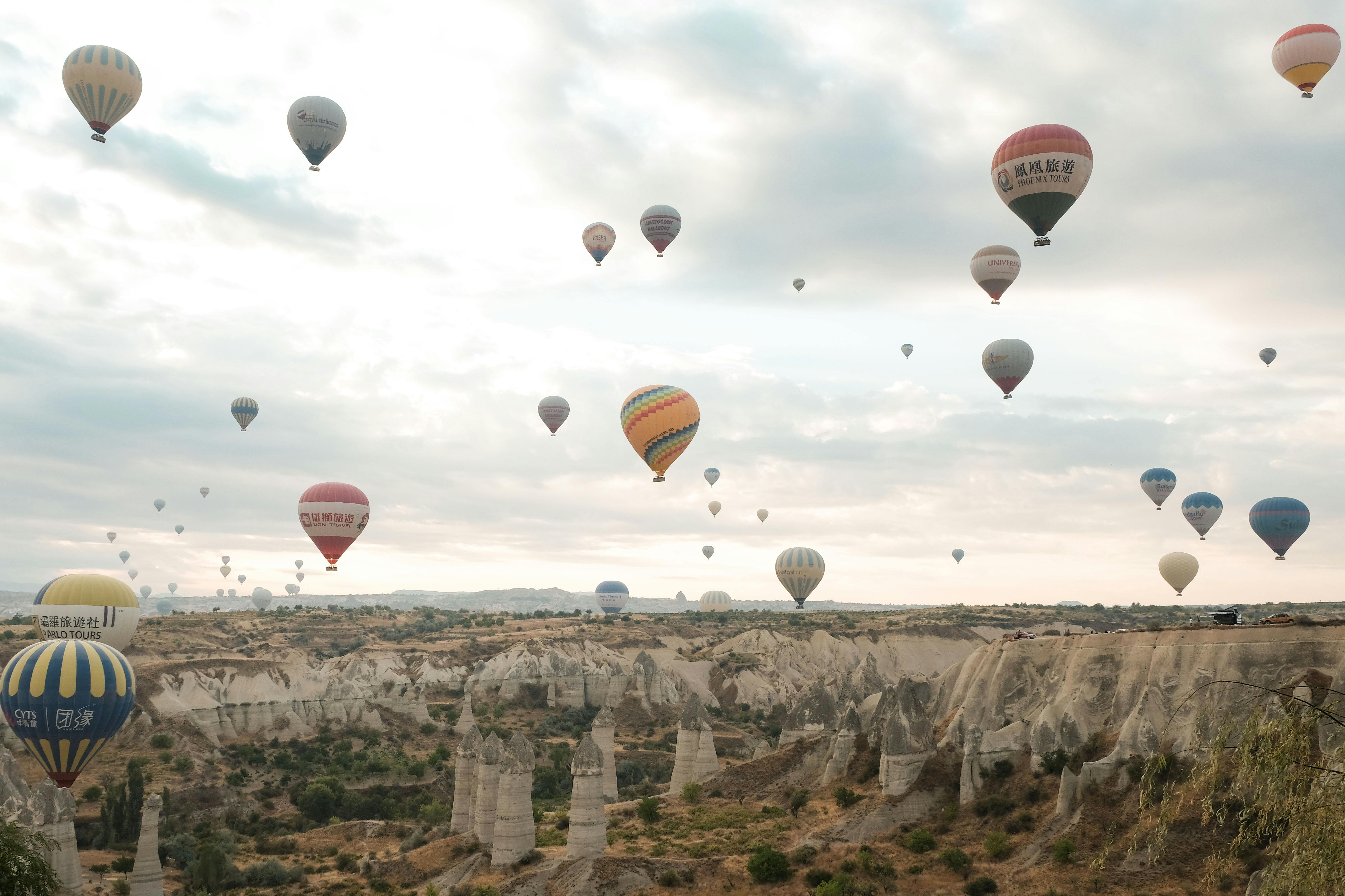 Hot Air Balloons in Cappadocia, Turkey · Free Stock Photo
