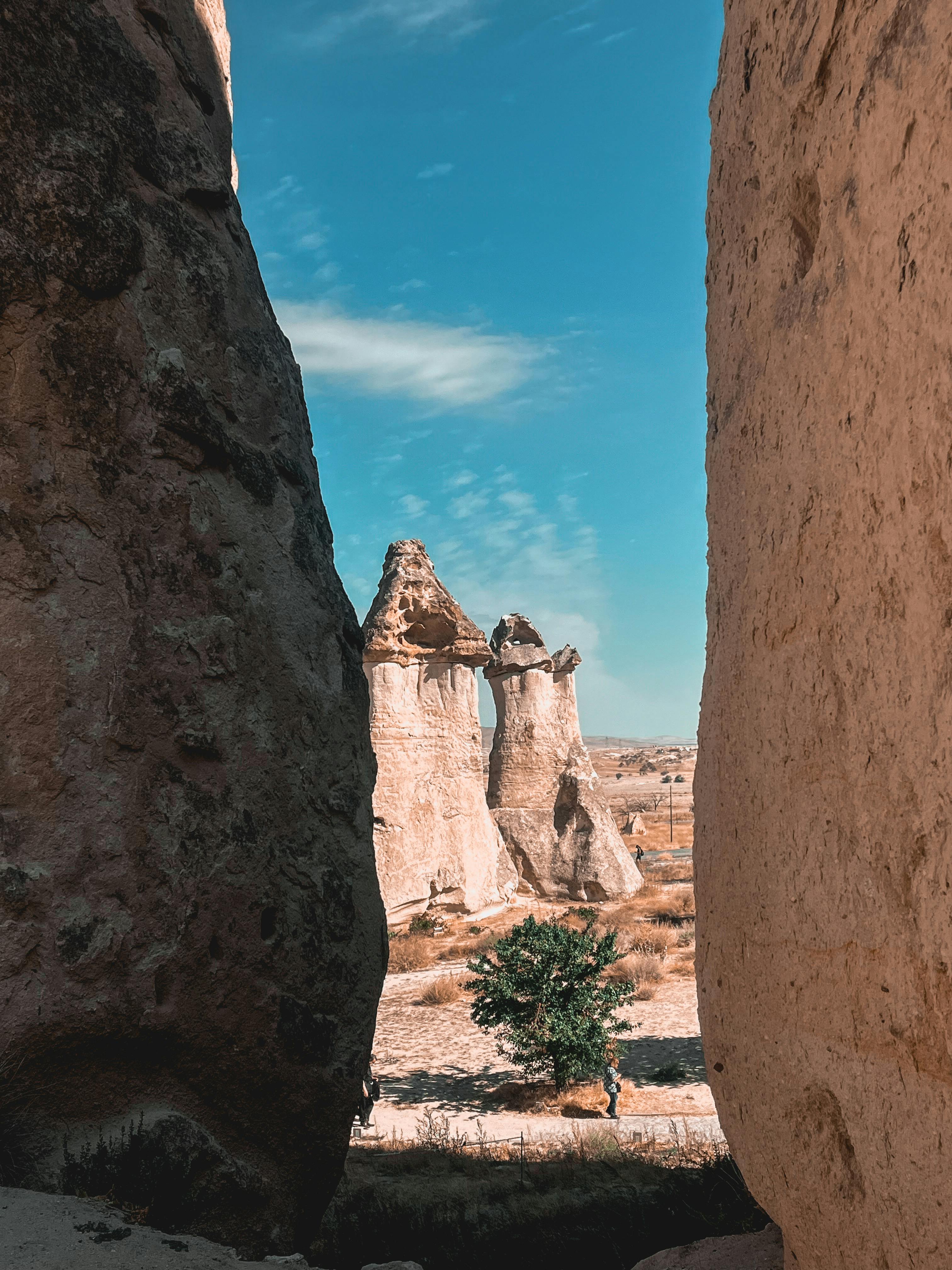 Rock Formations at Monks Valley, Cappadocia · Free Stock Photo