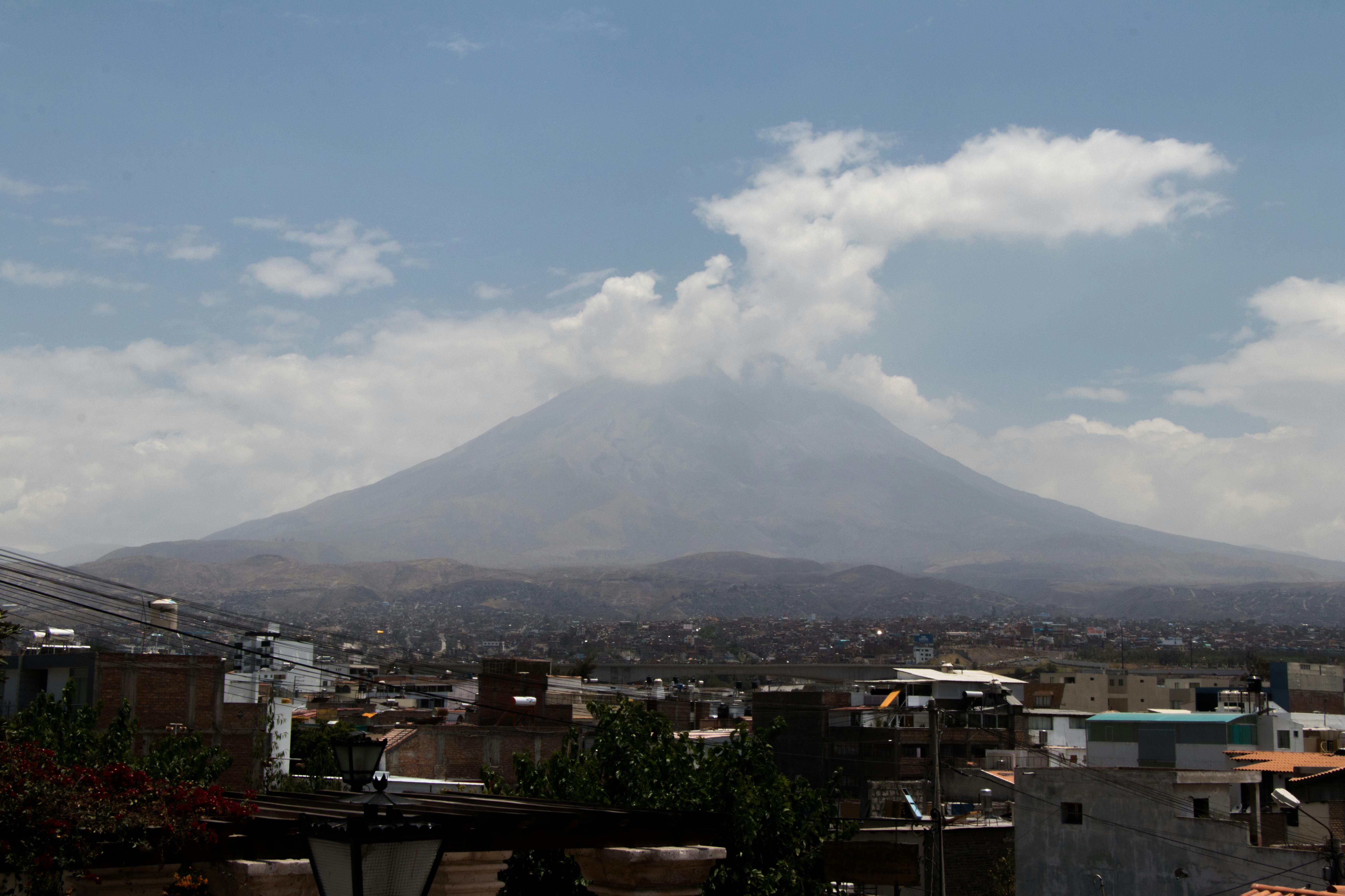 Scenic View of a Volcano · Free Stock Photo