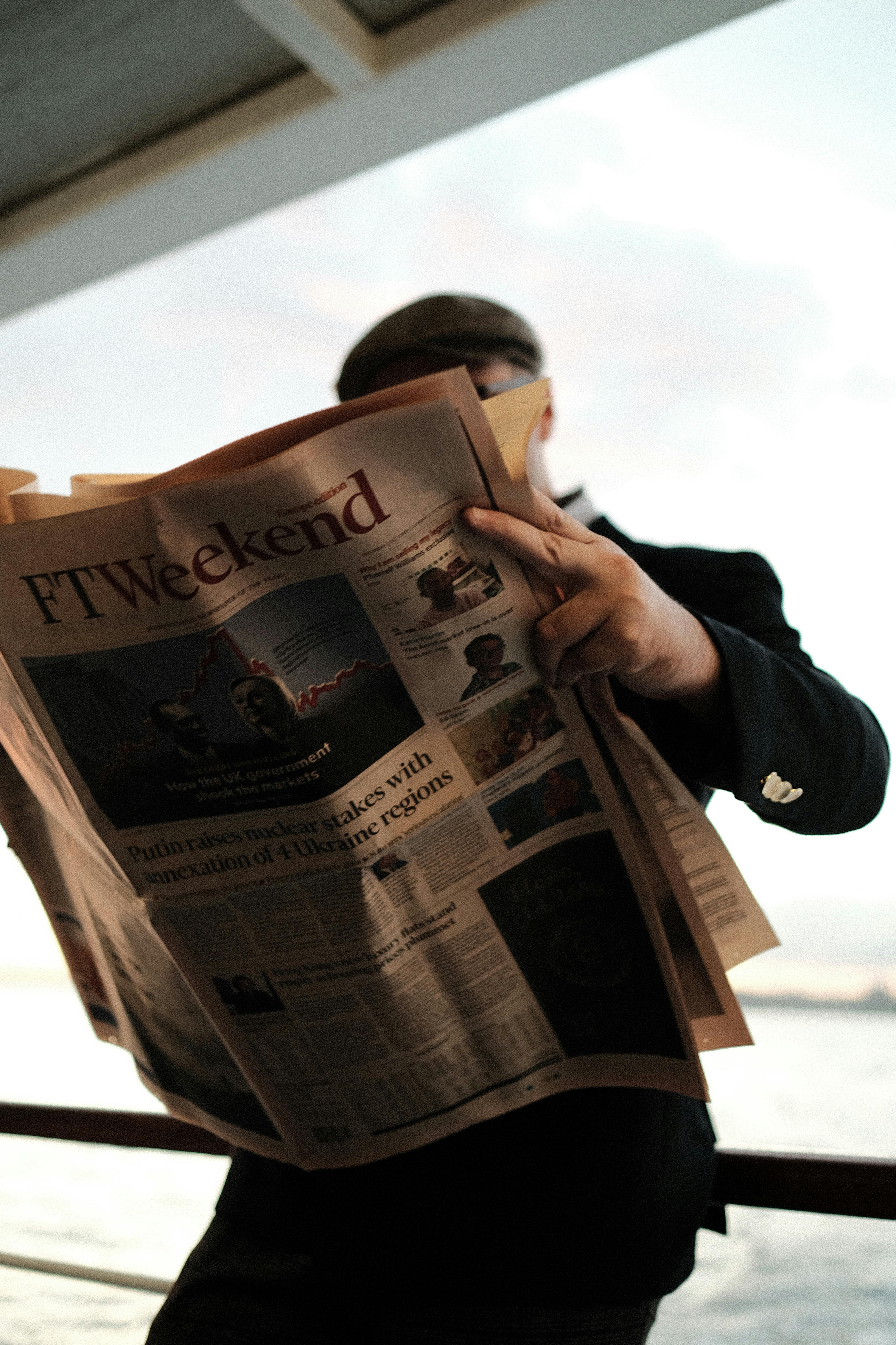 A Man Reading Newspaper · Free Stock Photo