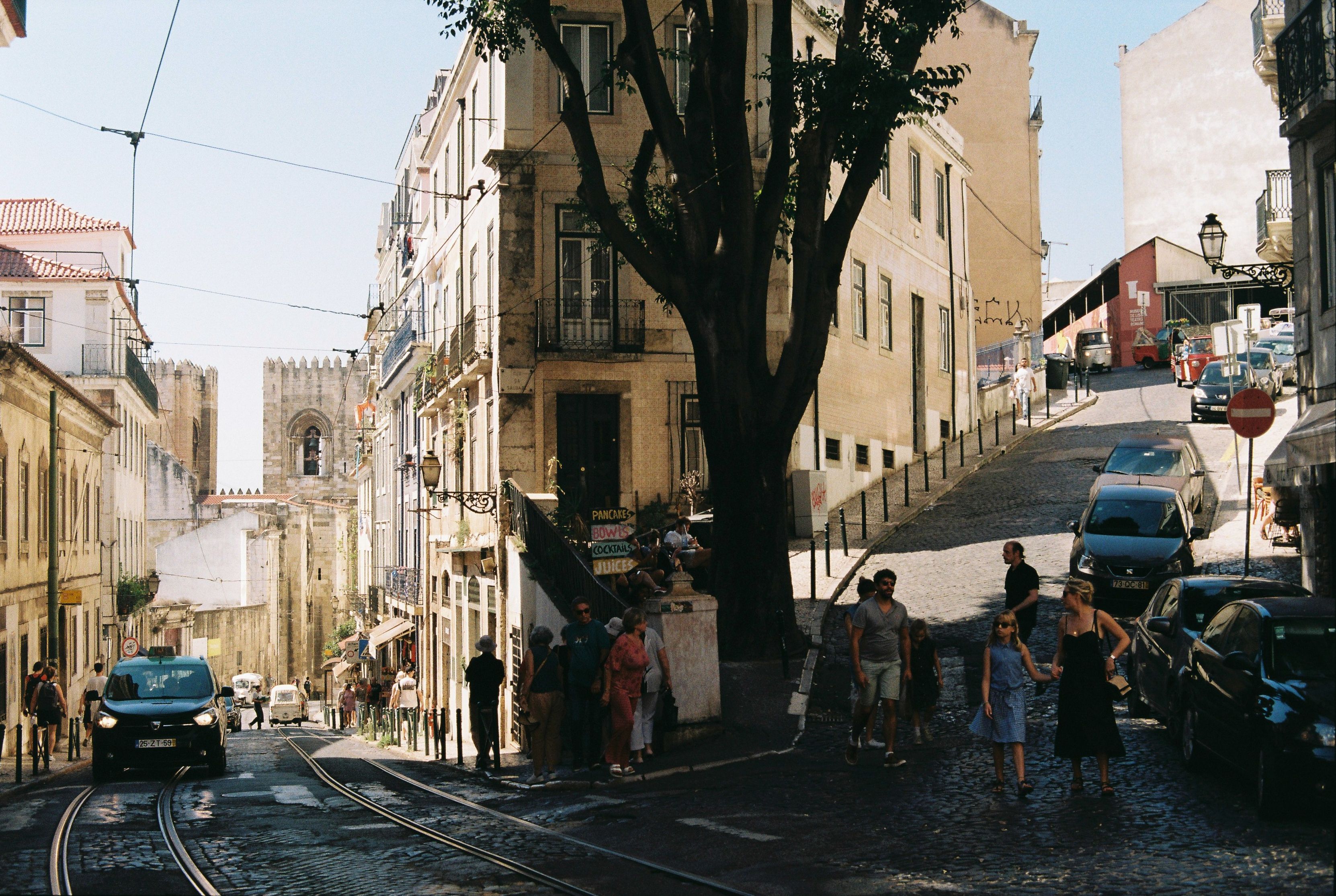 Old Town in Black and White · Free Stock Photo