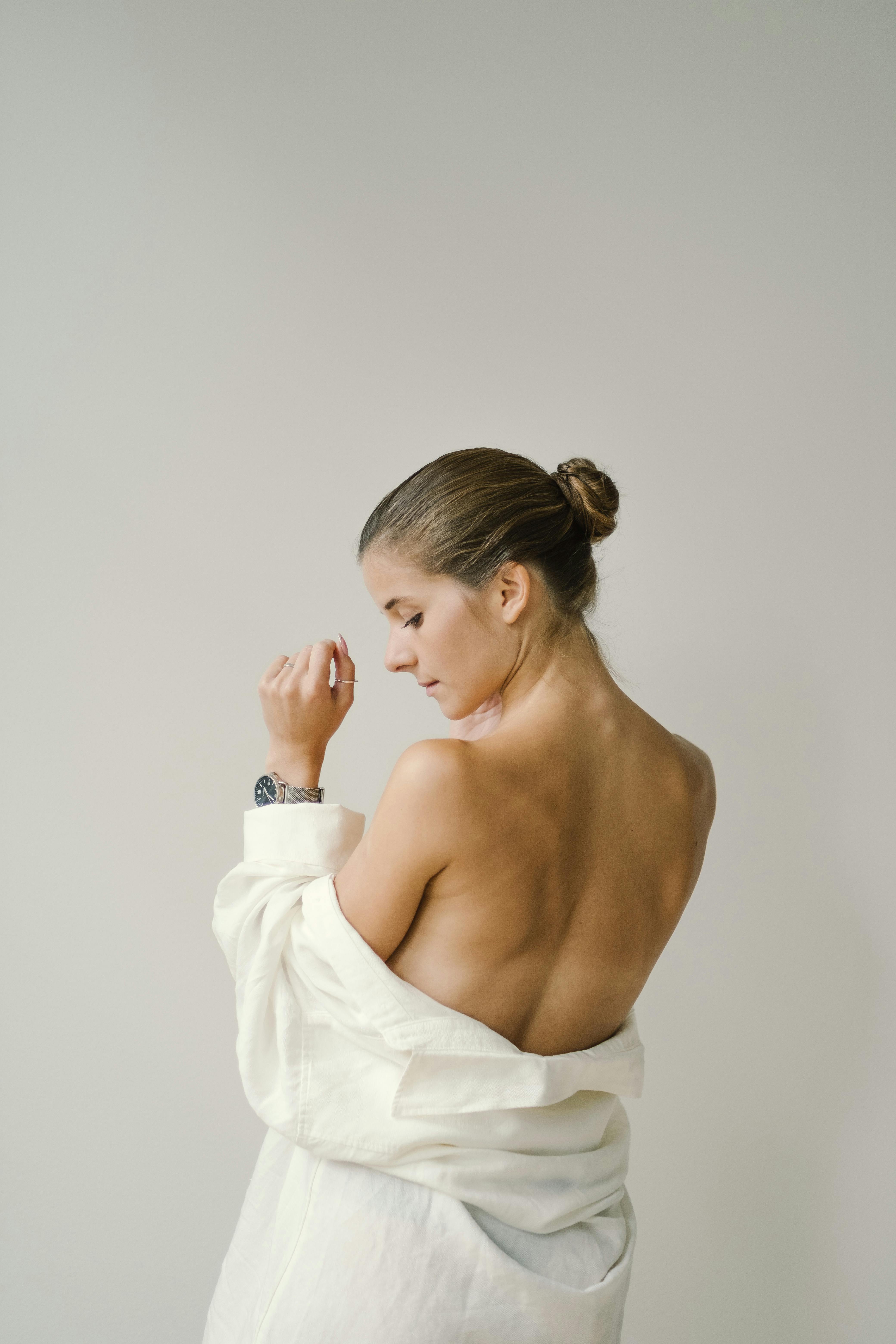 A Woman Showing Her Back · Free Stock Photo